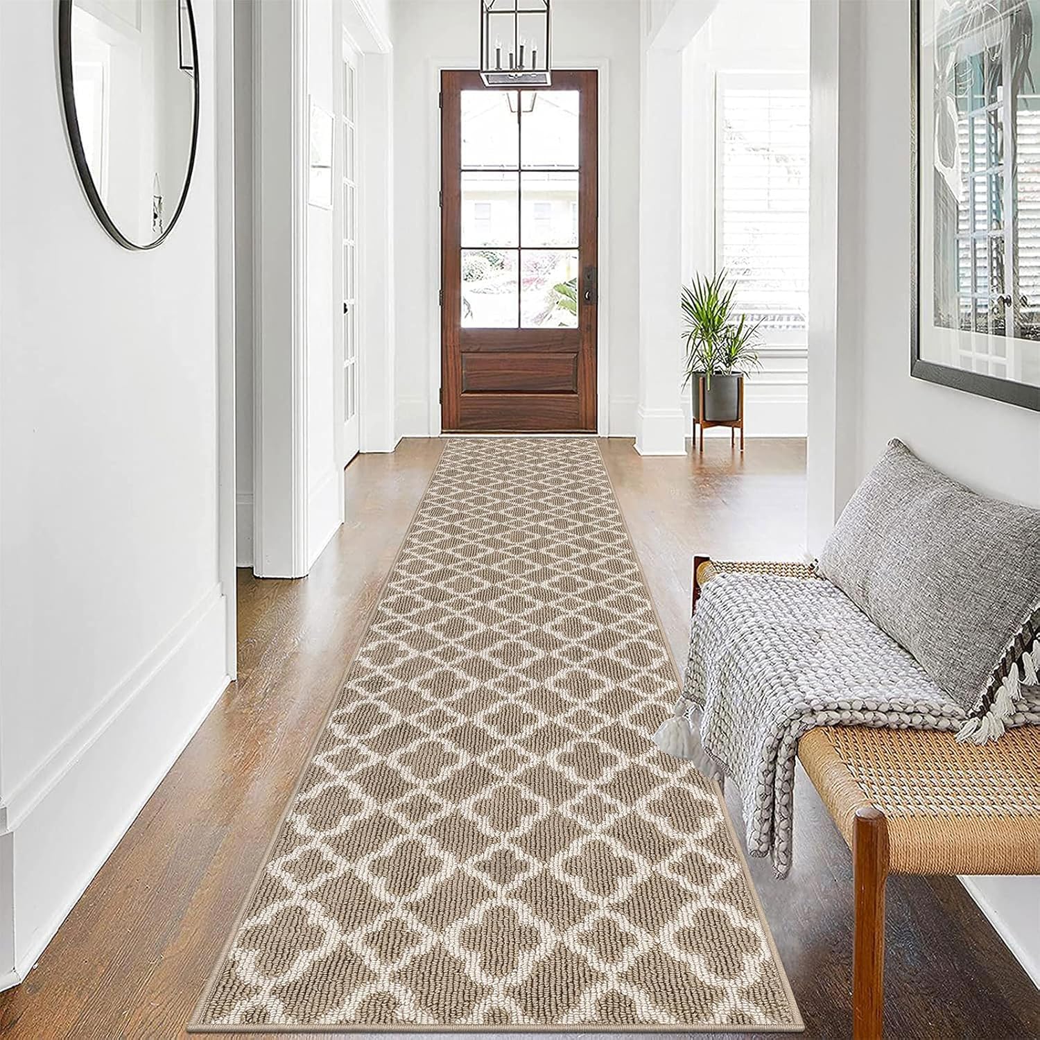 Amazon.com: U'Artlines Extra Long Runner Rug for Hallway 2'8" x 12' Non ...