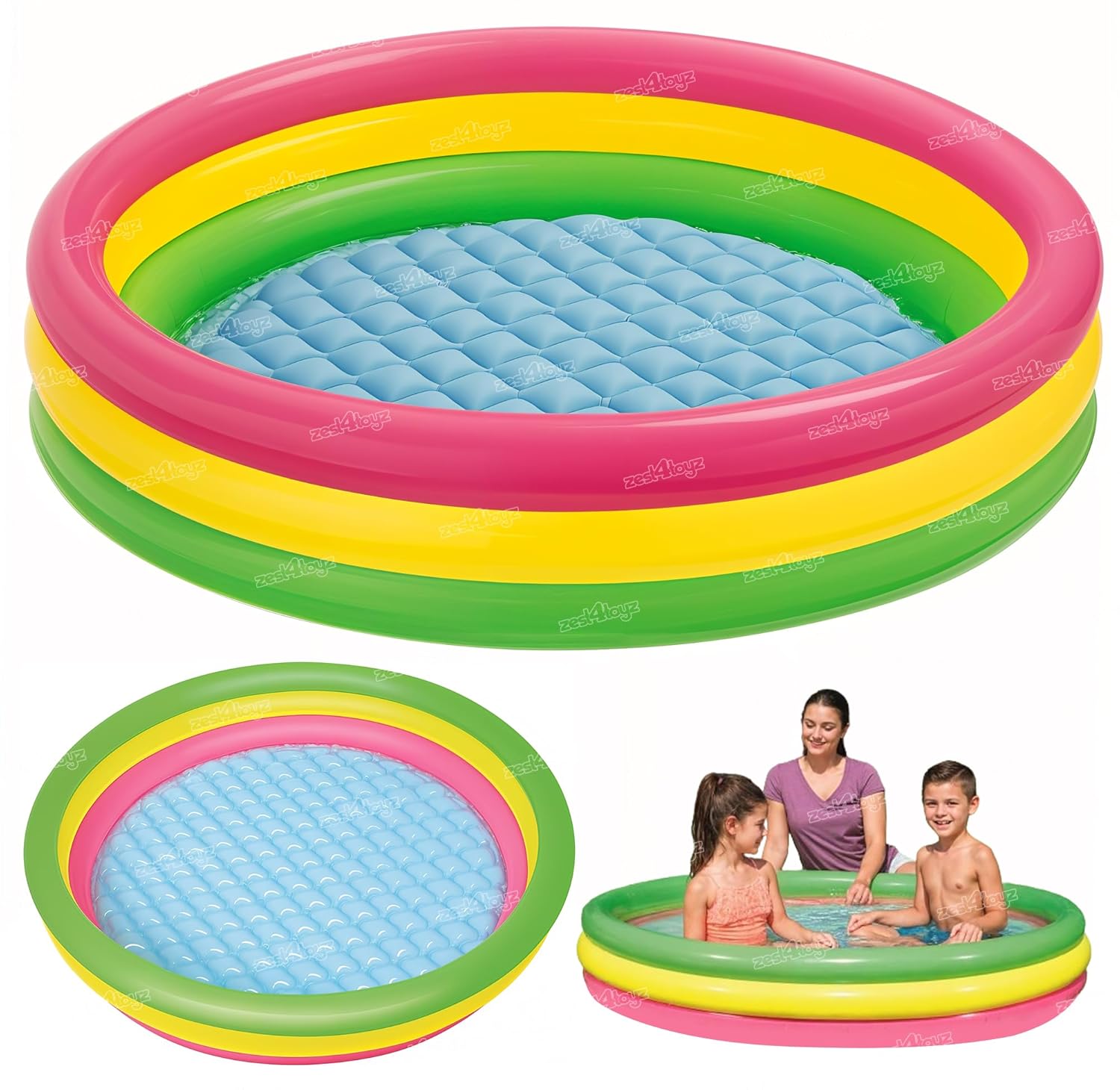 Buy Zest 4 Toyz Inflatable Swimming Pool for Kids Baby Aquababes ...
