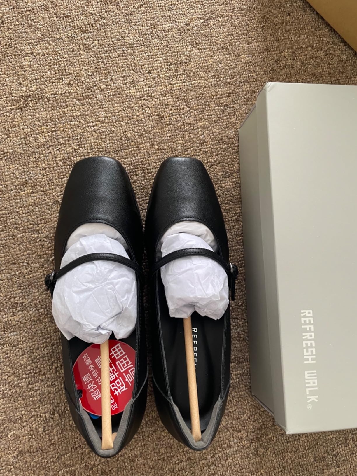 Amazon | [REFRESH WALK] リフレッシュウォーク パンプス コンフォート 4E 幅広設計 軽量 屈曲 ウエッジソール 防滑 フォーマル オフィス No.1252 ストラップ ...