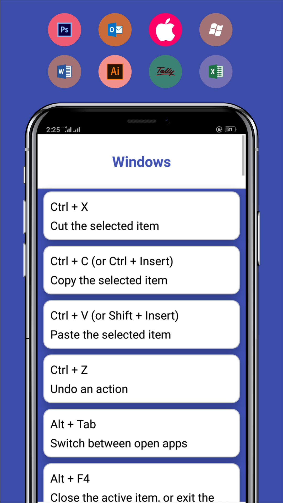 Computer shortcut keys : All shortcut keys - App on Amazon Appstore