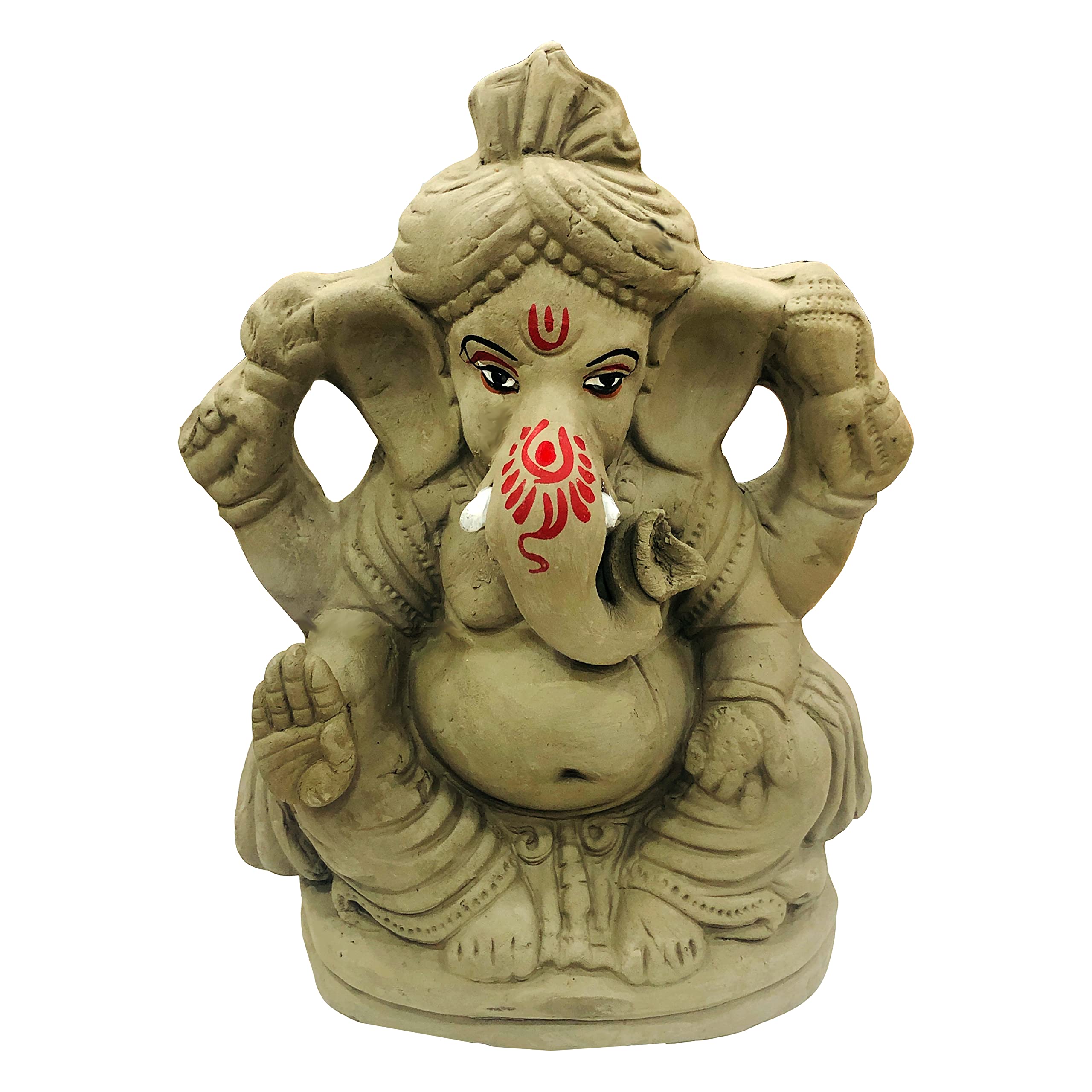 Buy SHOPMEFAST Eco Friendly Ganpati Murti Biodegradable Ganesha Mati ...