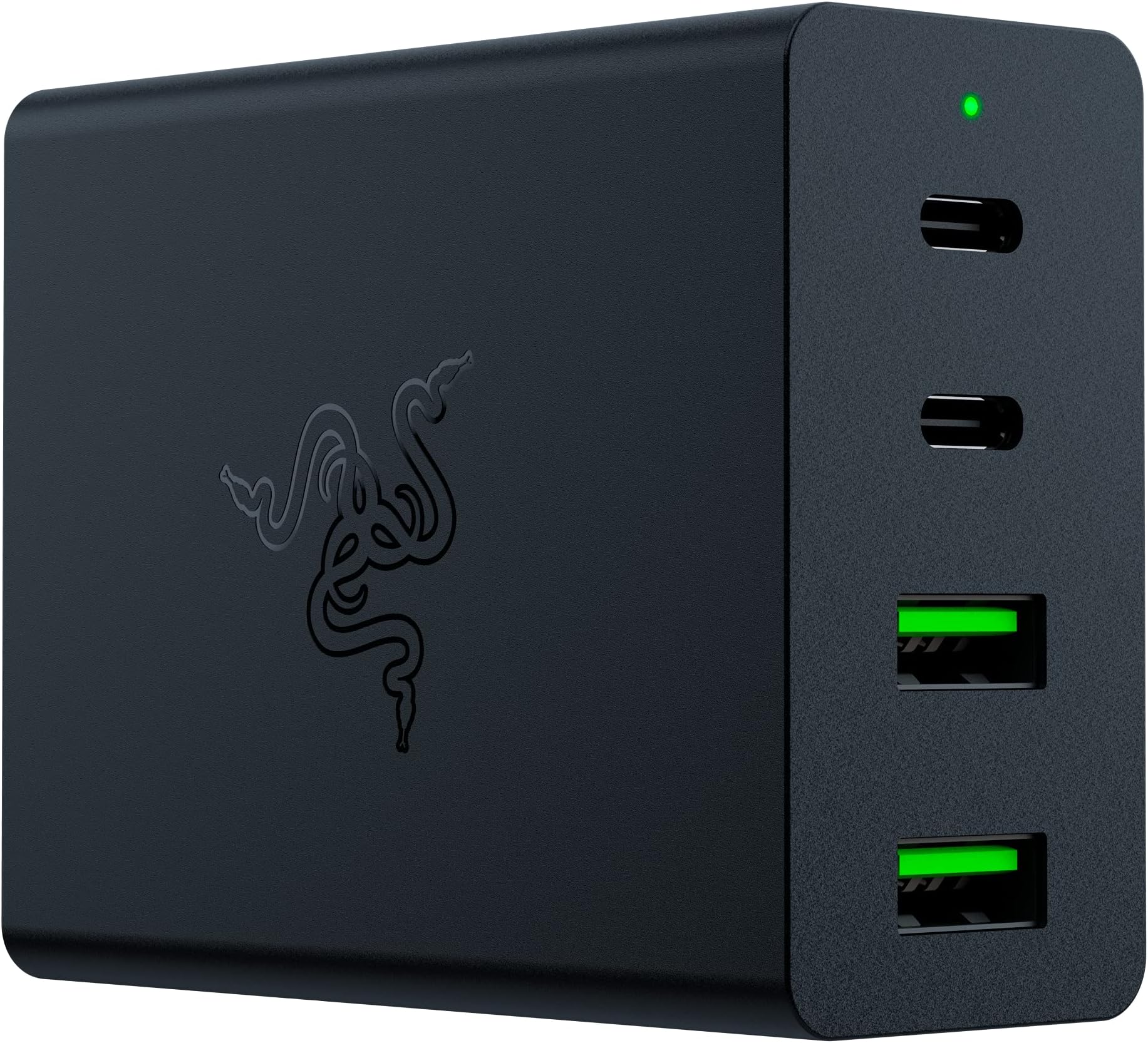 Razer USB-C GaN Charger - Portable Fast Charger (2X USB-C, 2X USB-A ...