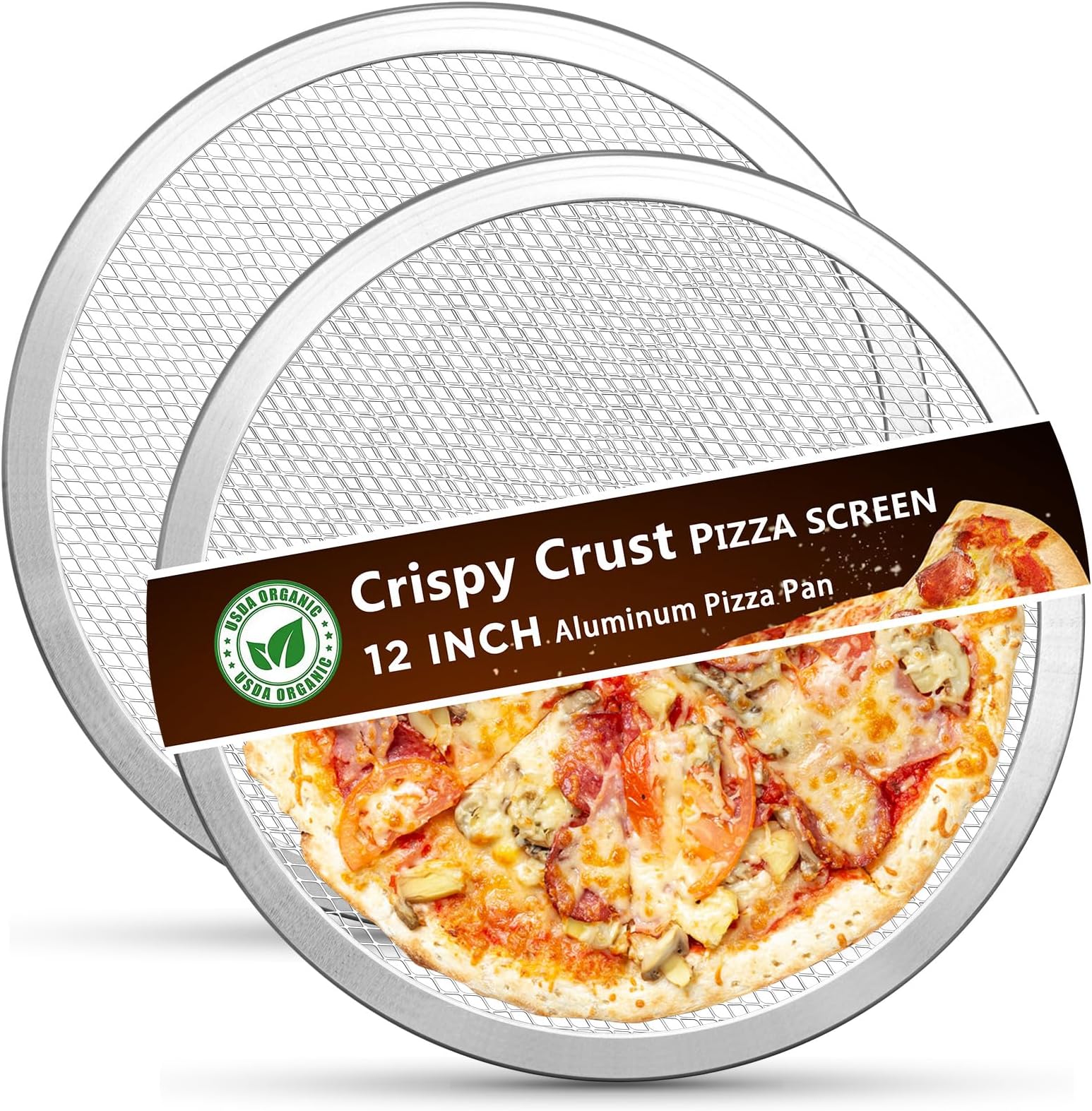 Amazon.com: Pizza Screen, 3PCS Aluminum Alloy Seamless Pizza Screen Non ...