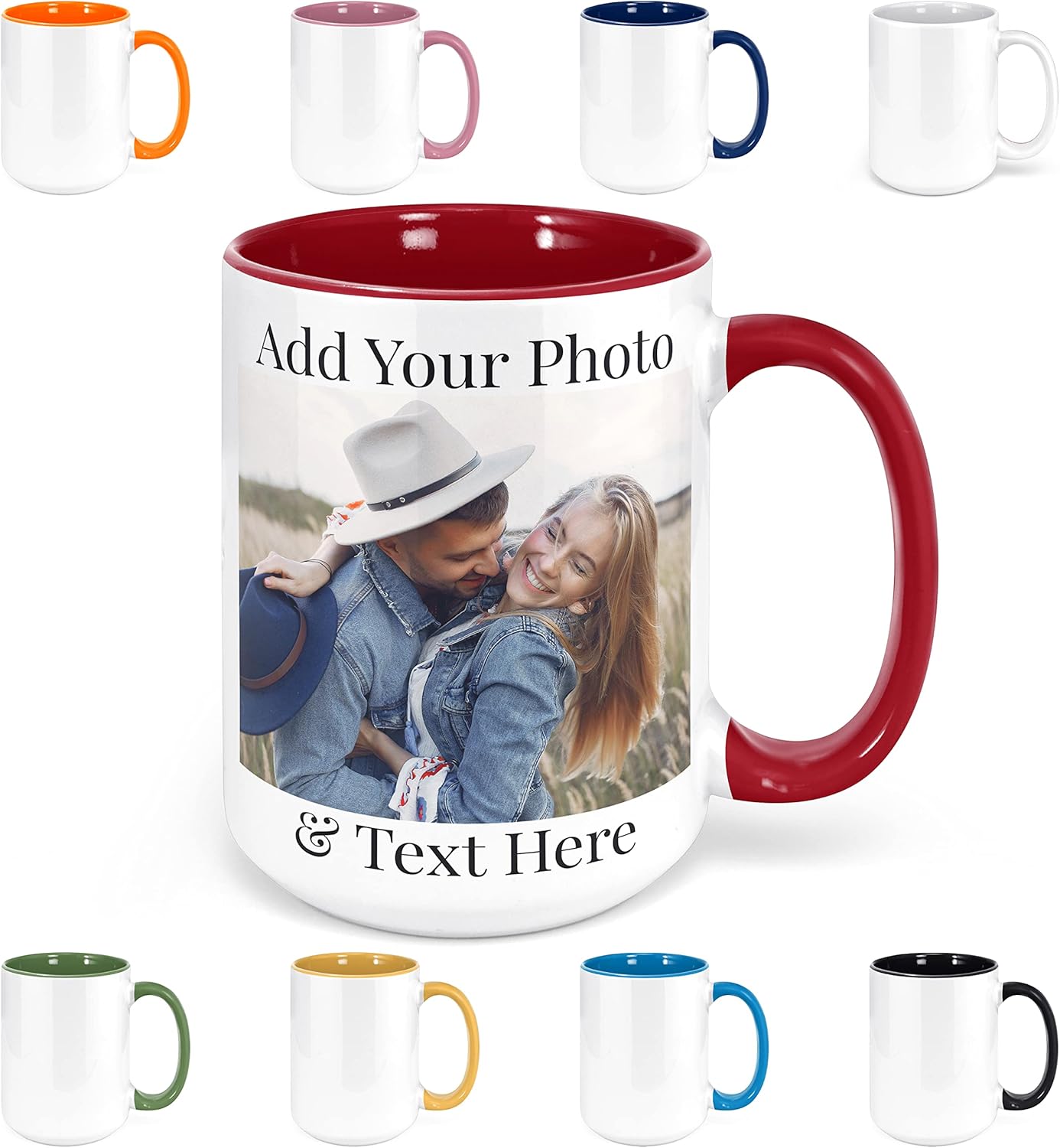 Amazon.com: Custom Coffee Mugs - Personalized Coffee Mugs with Photo ...