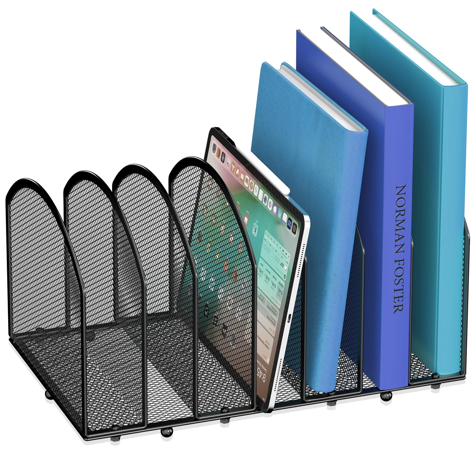 Amazon.com: Gawerk 7-Section Desk File Organizer, Mesh Desktop ...