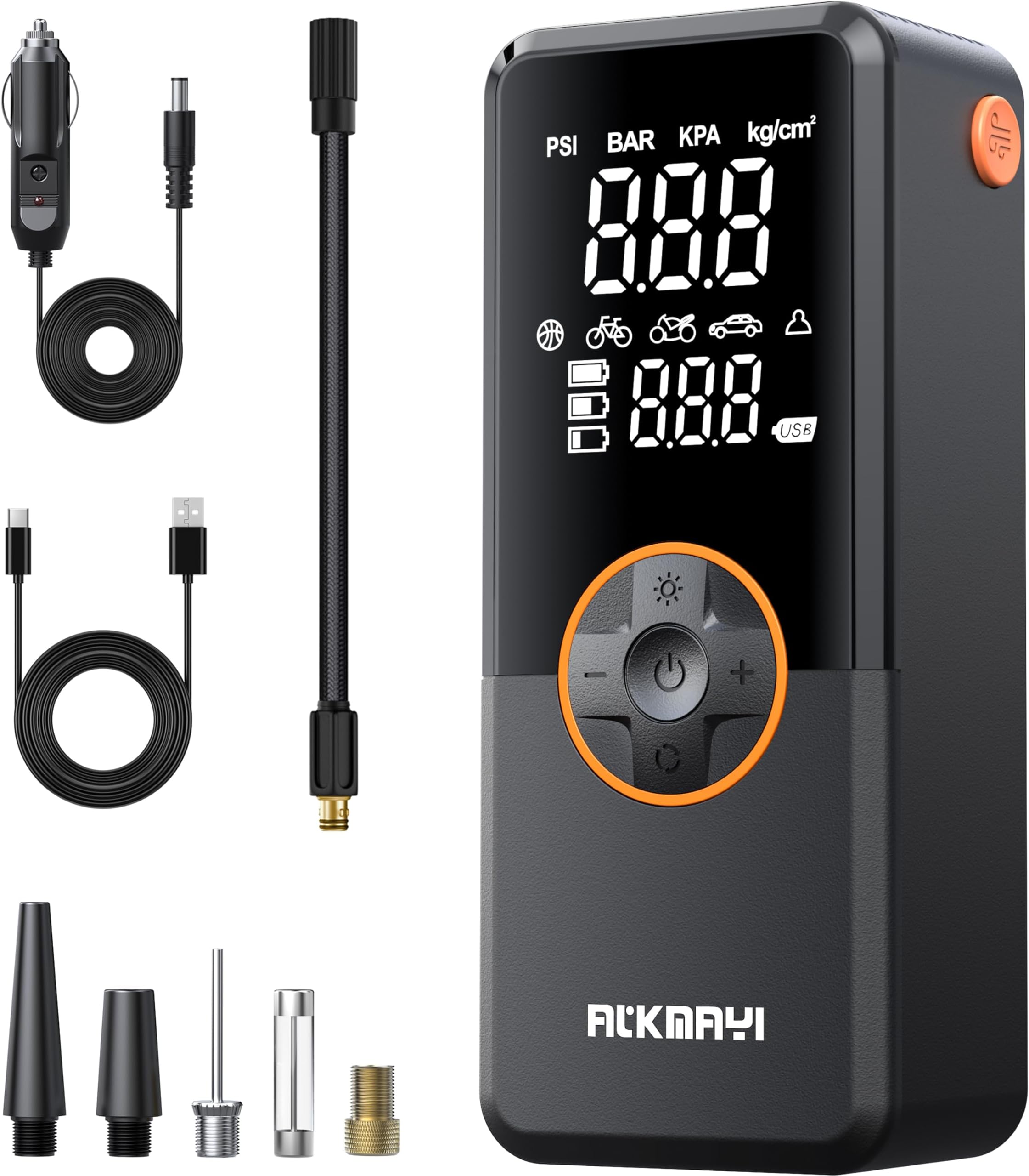 Amazon.com: Tire Inflator Portable Air Compressor - 150PSI Air ...