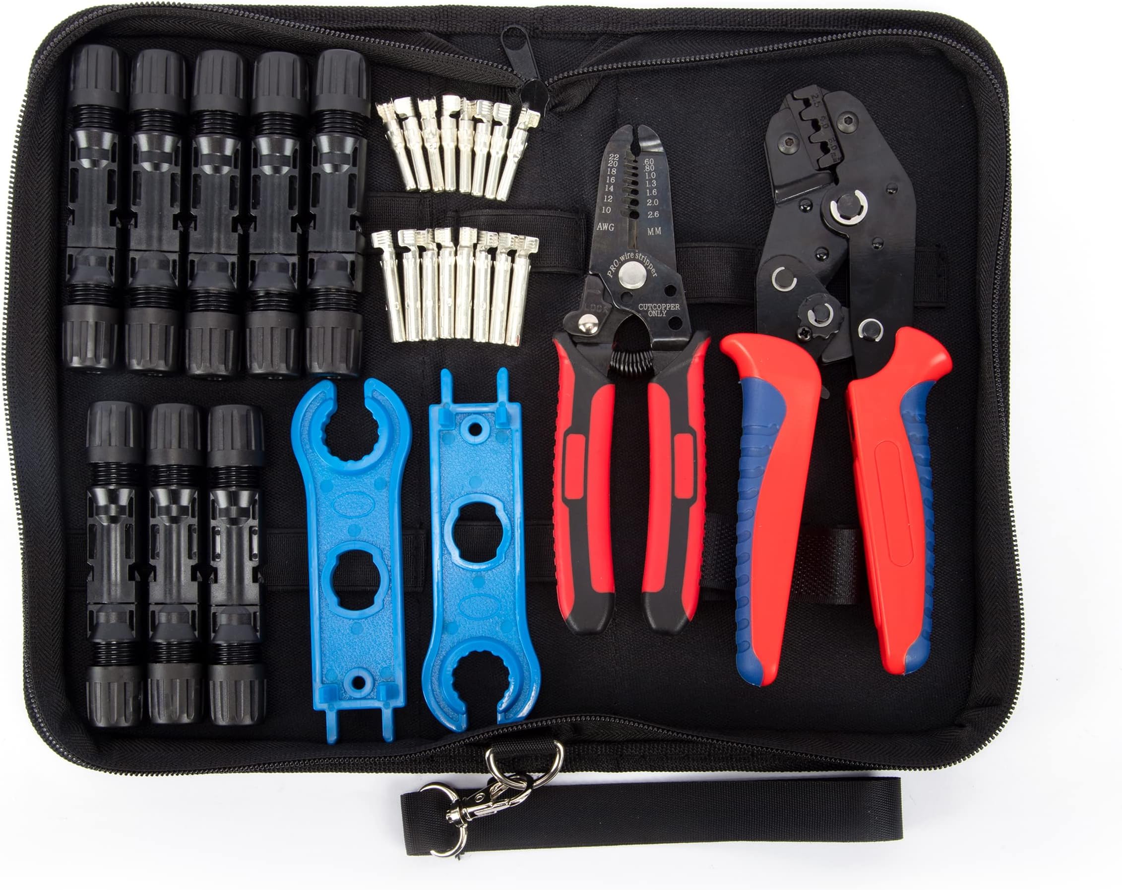 Solsop Solar Crimping Tool Kit for Solar Panel Cable 14-10 AWG with ...