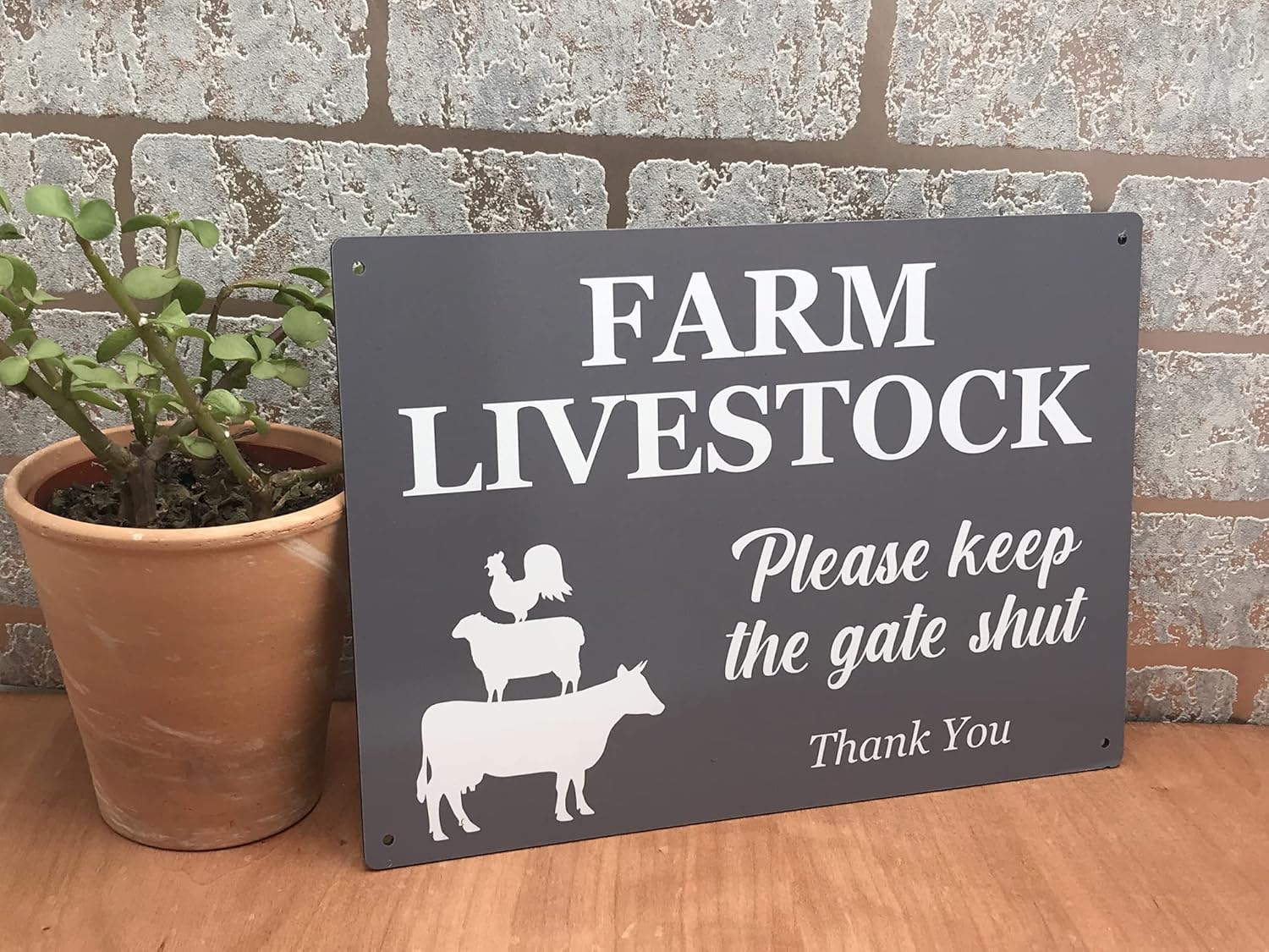 Farm Livestock Please Keep The Gate Shut Sign | Choice of colours ...