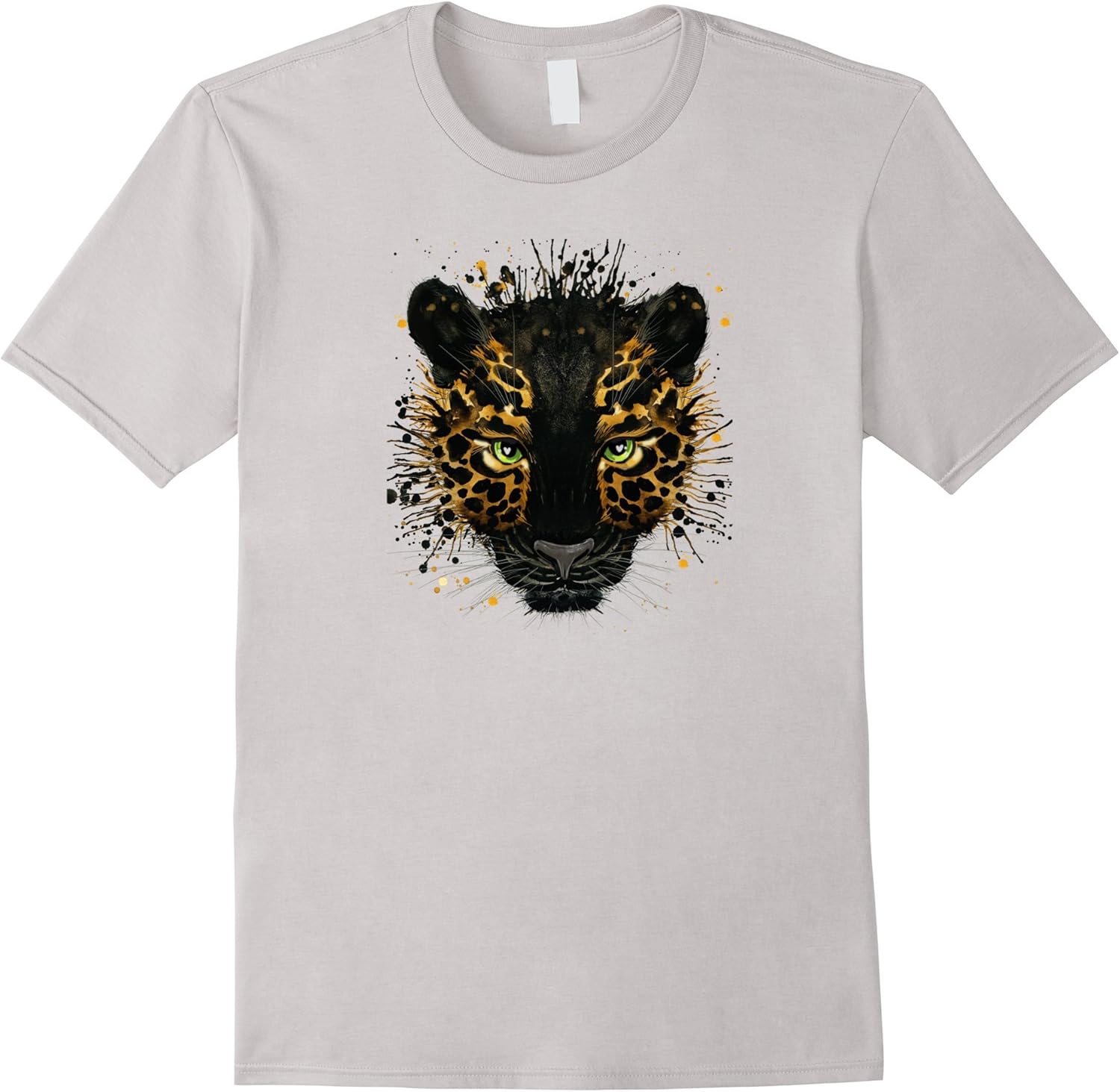 Amazon.com: Black Leopard T-Shirt Camouflaged Leopard : Clothing, Shoes ...