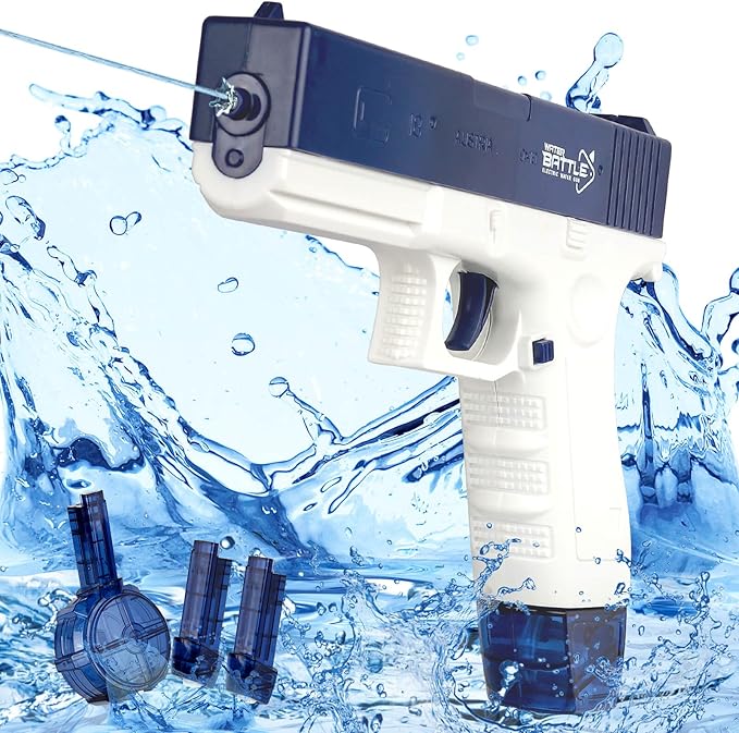 Amazon.com: Electric Water Gun Pistol, Automatic Water Gun for Adults ...