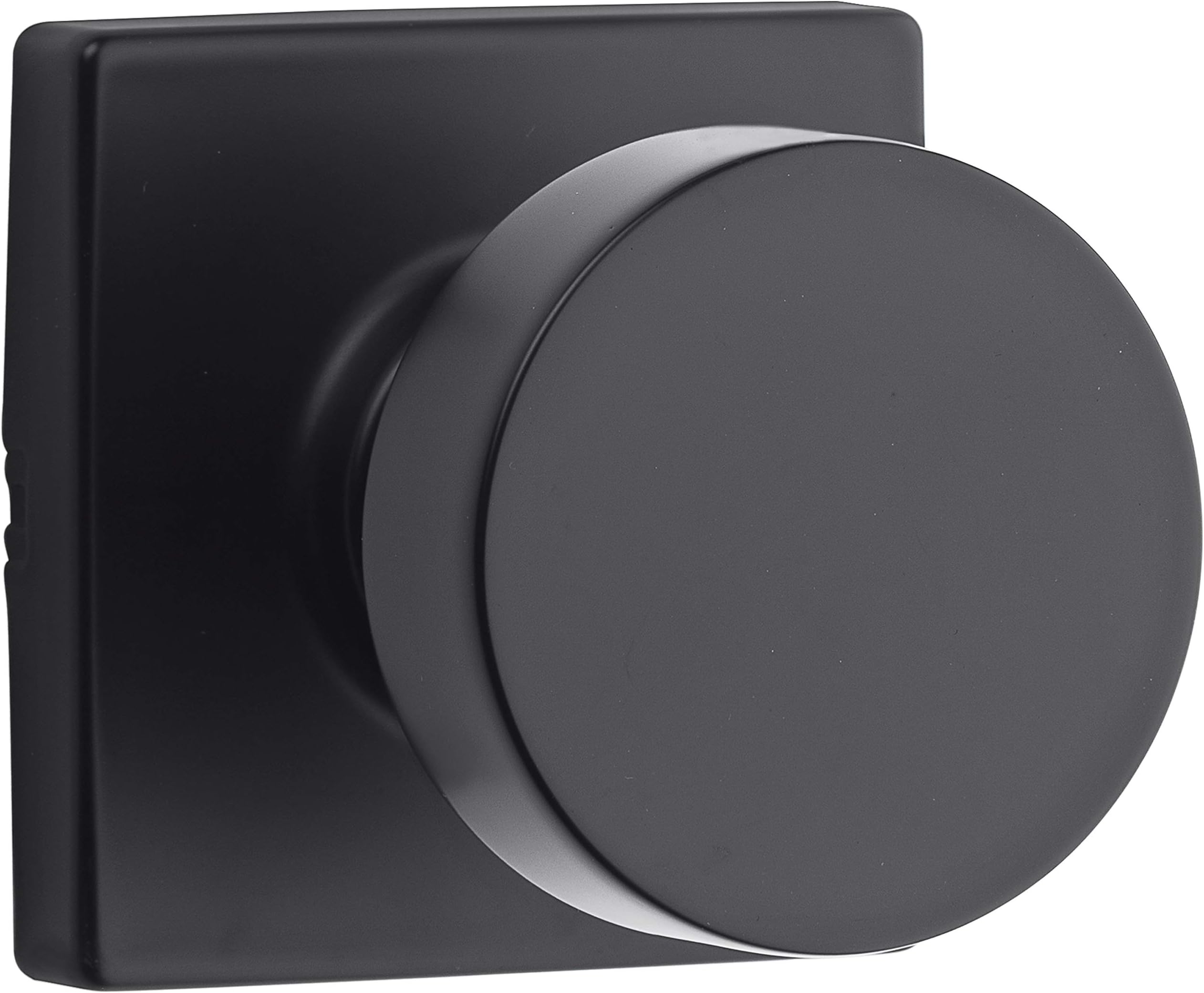 EMTEK Square Rosette Passage Set with Matching Finish Round Knob ...