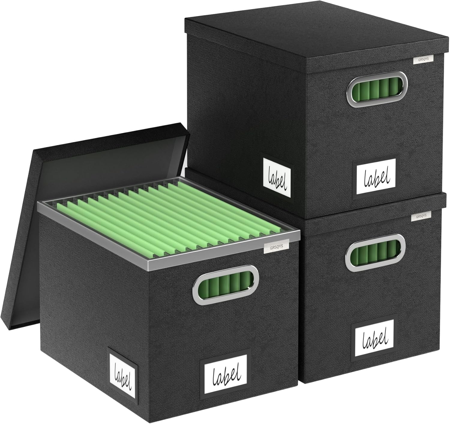 Amazon.com: GRSQYS File Organizer Box File Boxes for Hanging Files with ...