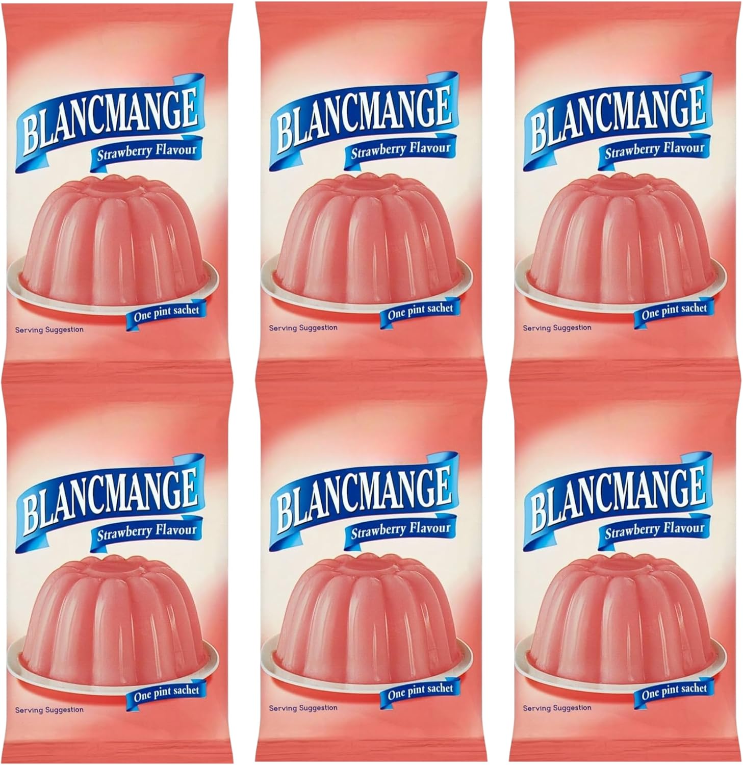Blancmange Bundle With Pearce Duff's Strawberry Blancmange 35g (6 Pack ...
