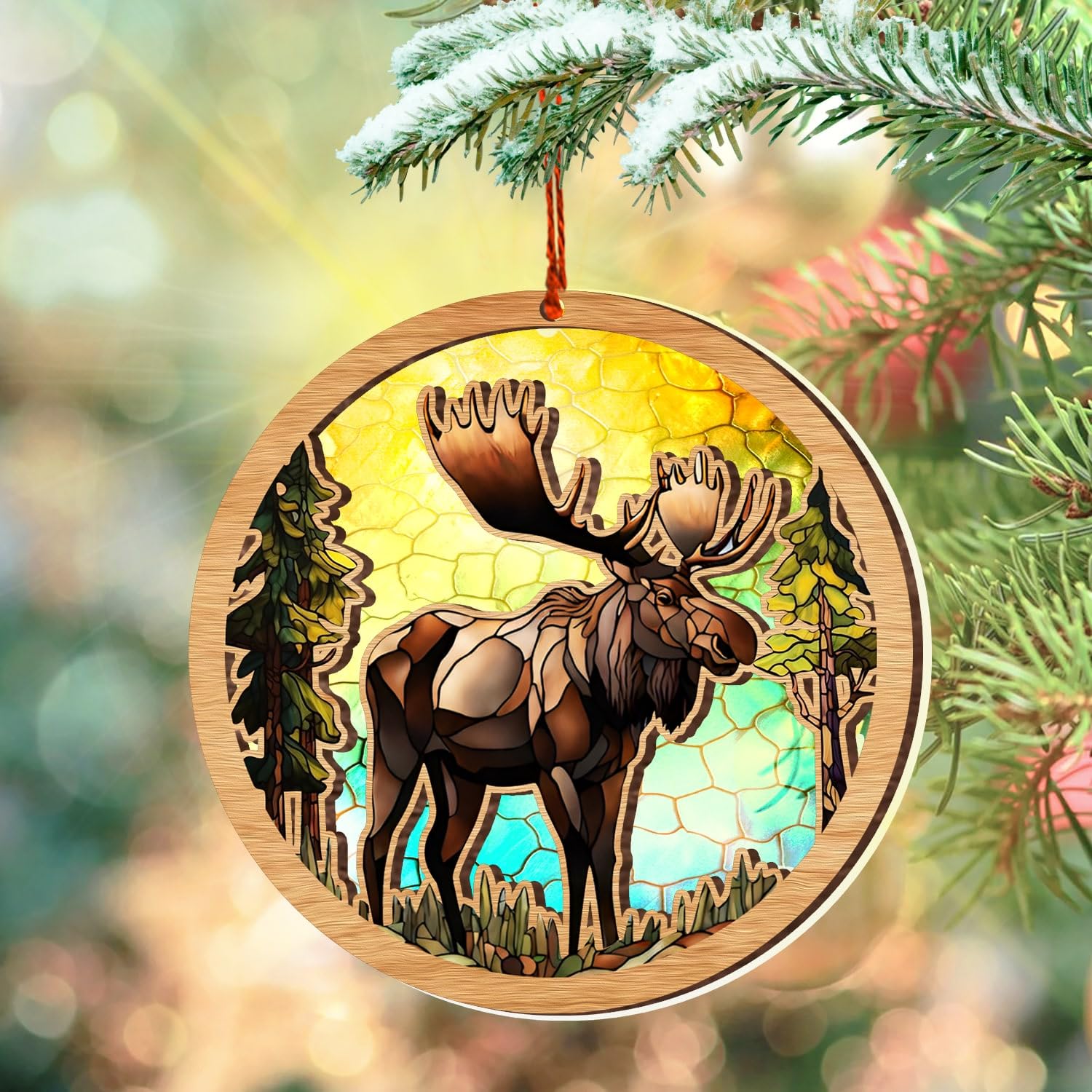 Amazon.com: Moose Ornament - Moose Christmas Ornaments - Moose ...