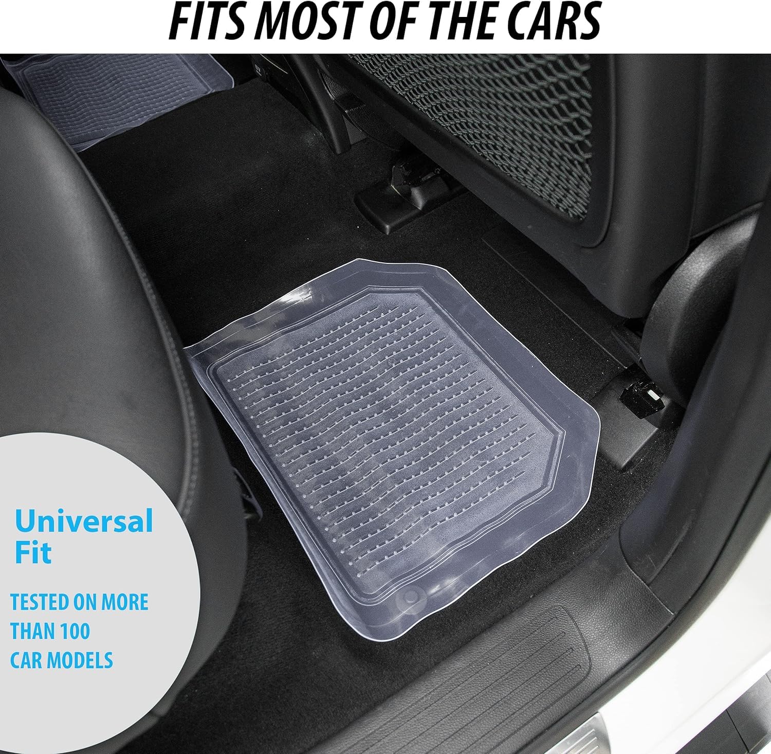 Snapklik.com : ZONETECH All Weather Full Rubber Clear Car Interior ...