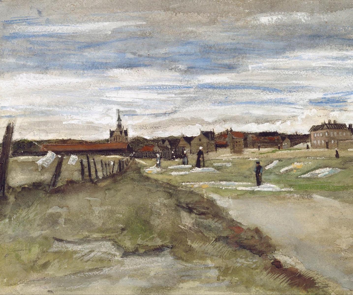Amazon.com: Gogh, Vincent Van - Dutch_Bleaching_Ground_at_Scheveningen ...
