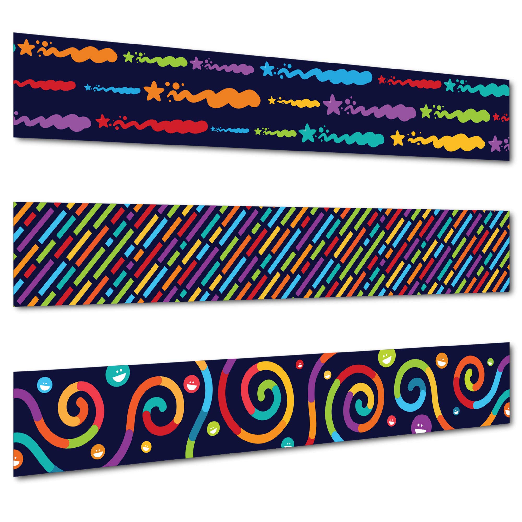 Sproutbrite Bulletin Board Borders - Classroom Decorations - 75 ft - 3 ...
