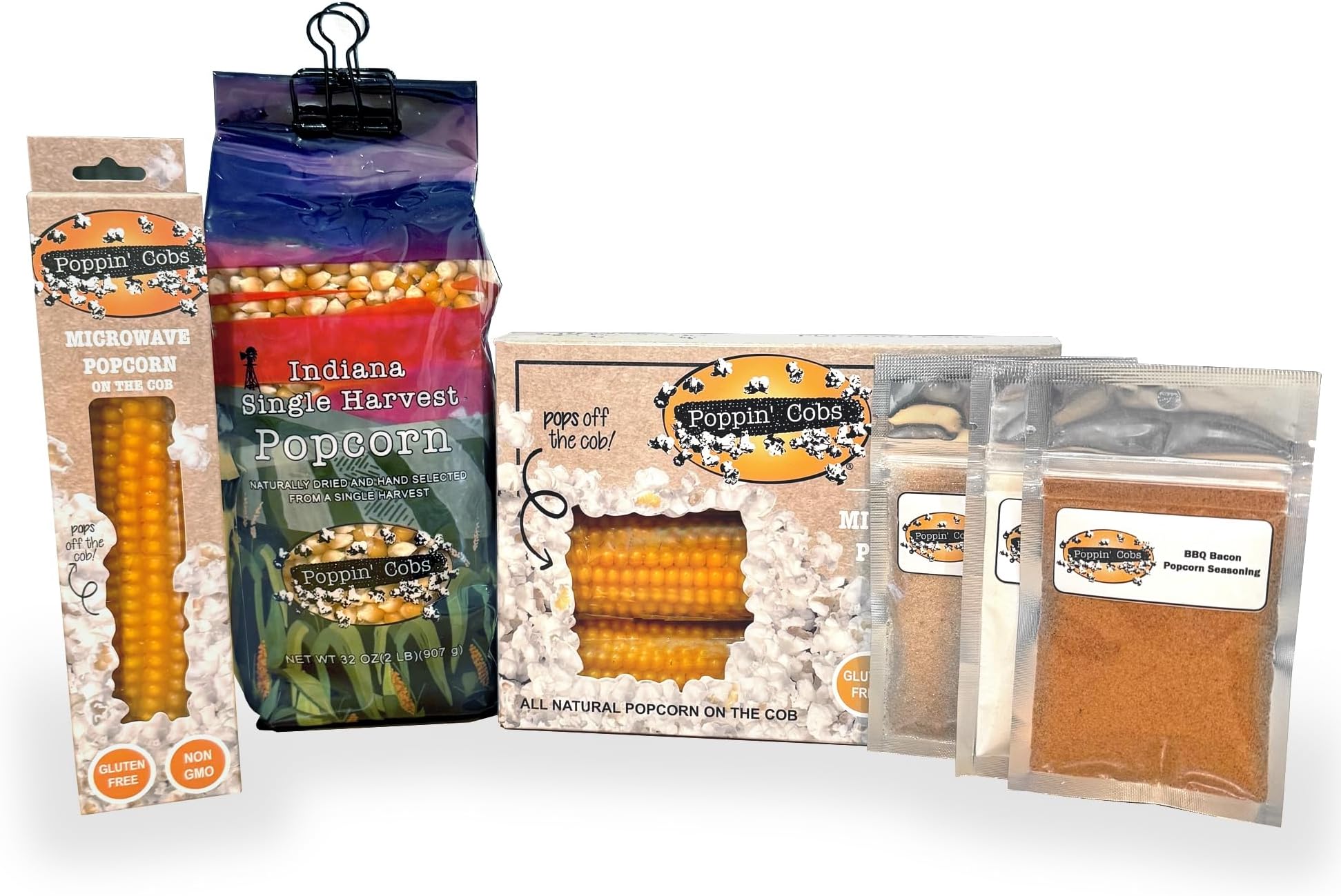 Amazon.com: Microwave Popcorn on the Cob - Pops off the Cob | Poppin ...