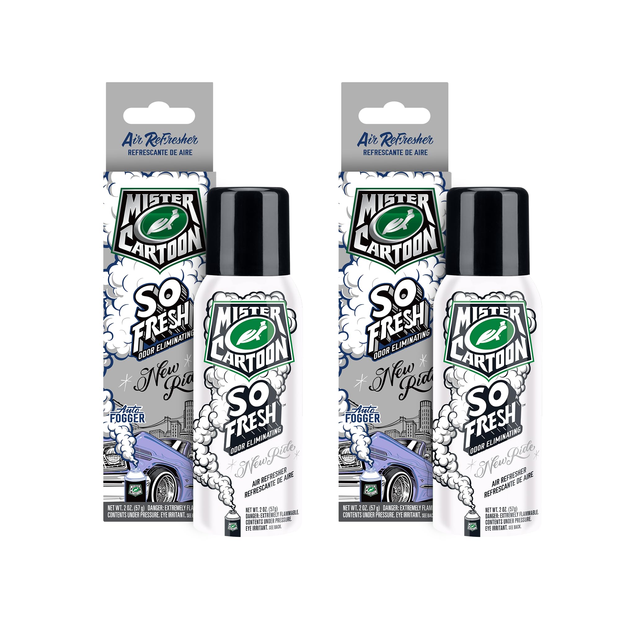 Amazon.com: Turtle Wax X Mister Cartoon 54296 So Fresh Odor Eliminating ...