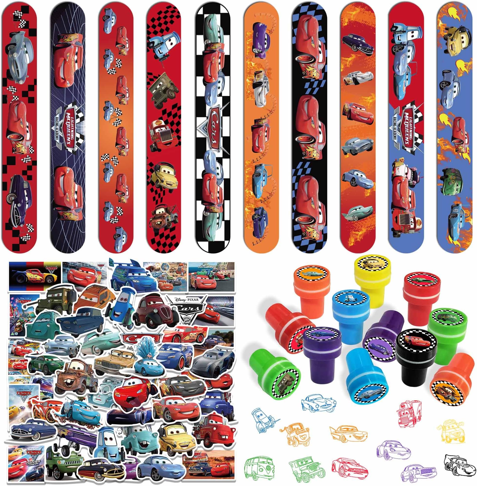 Amazon.com: Disney Cars 3 Movie Cars Stickers Party Favors - Bundle ...