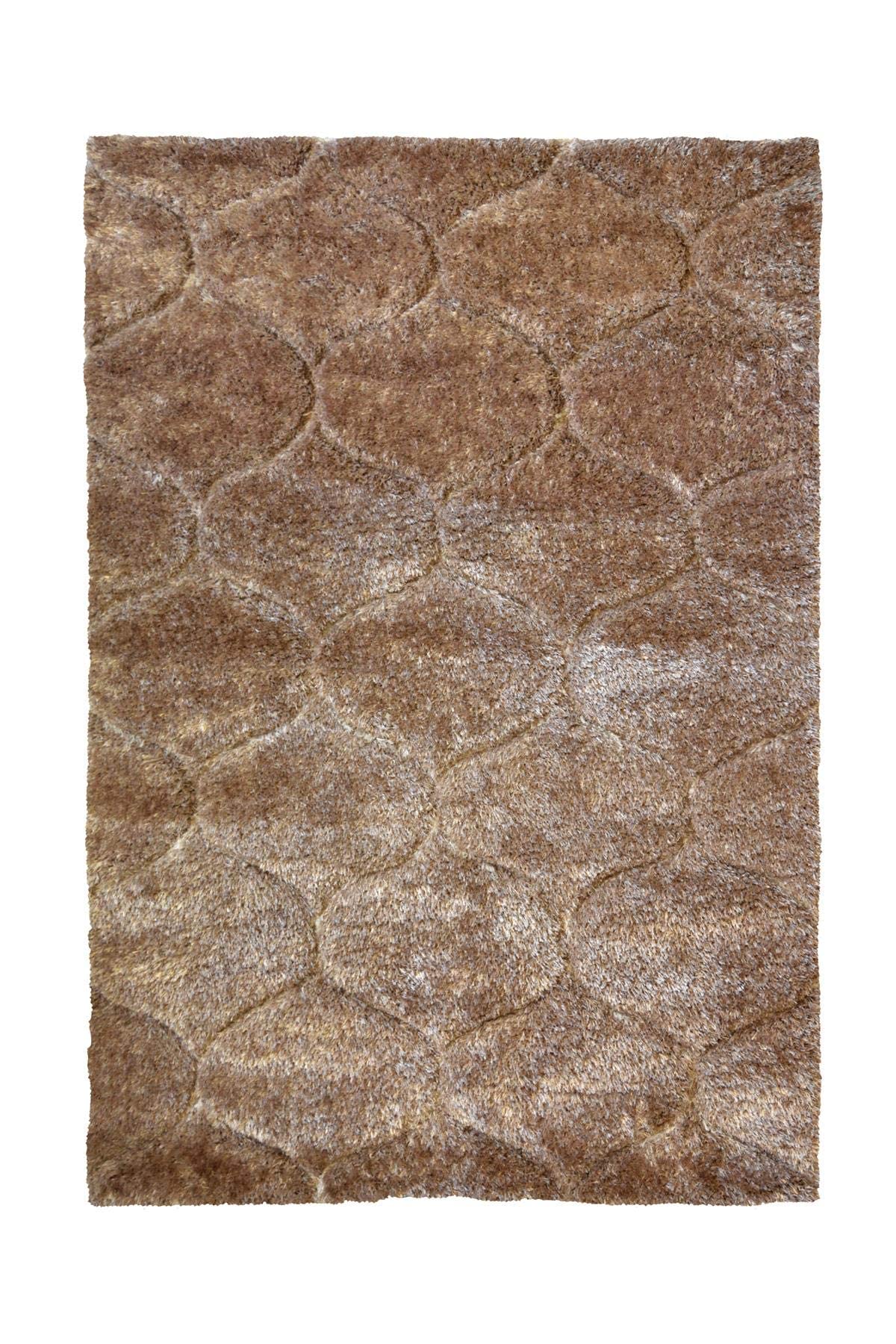 Modern Style Rugs Hand Carved Spanish Tile Trellis Latte Beige Fluffy ...