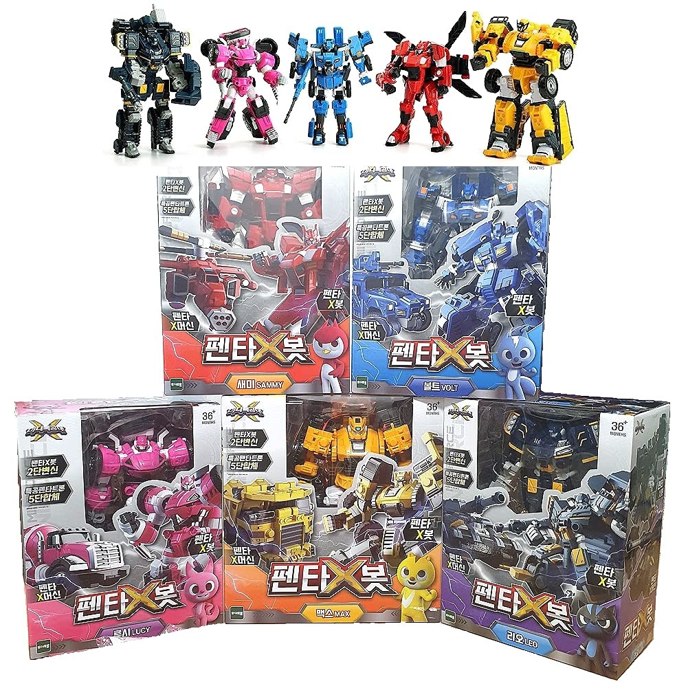 Buy Miniforce X Volt Bolt Sammy Semi Max Lucy Leo Penta X Bot Pentatron ...