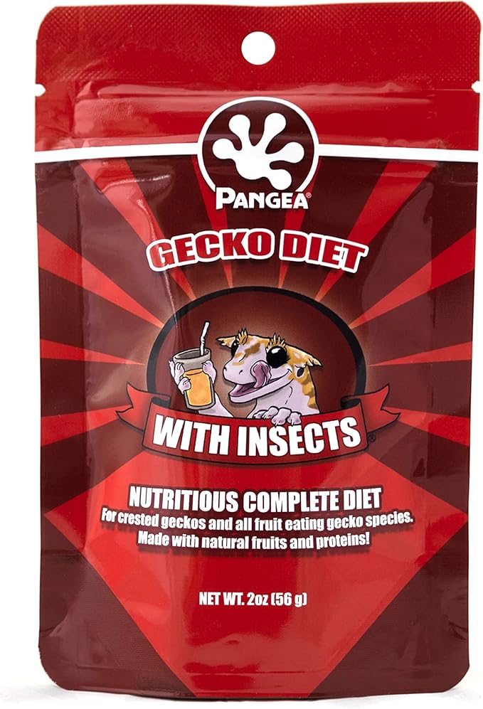 Amazon.com : Pangea Fruit Mix with Insects Crested Gecko Complete Diet ...