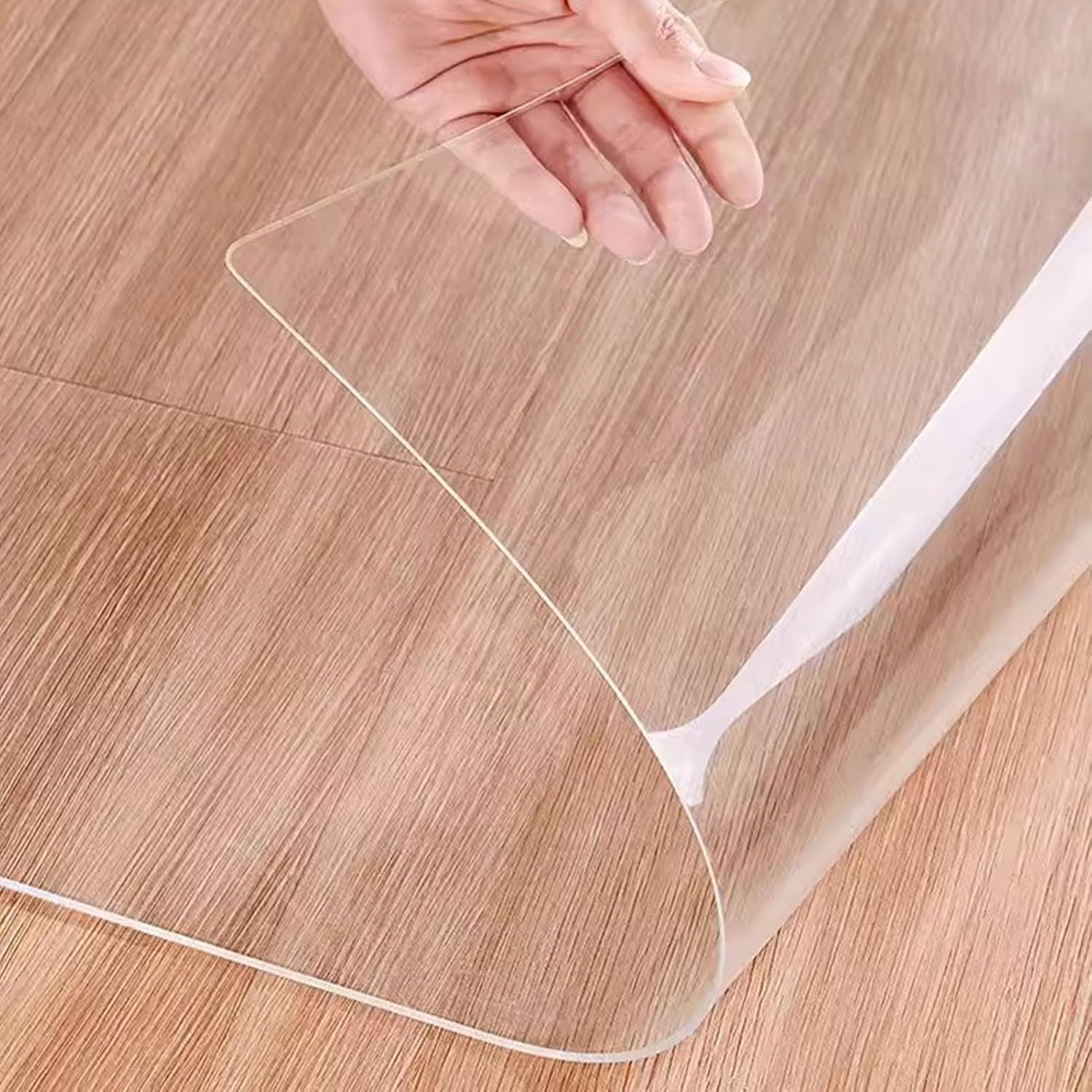 Heavy-Duty Clear PVC Chair Mat for Hardwood Floors - Custom Size ...