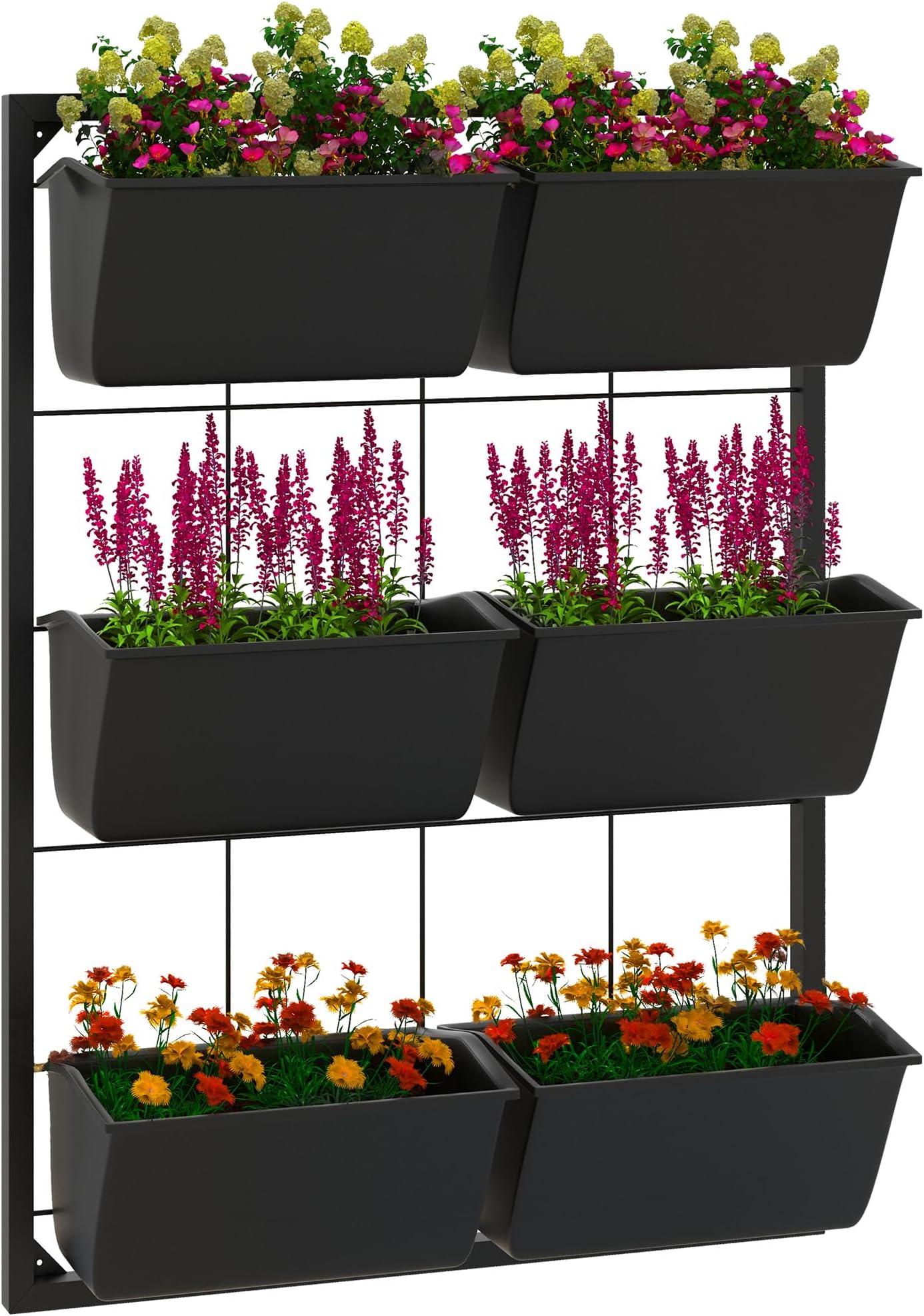 Amazon.com: Worth Garden 36 Pockets Self Watering Vertical Planters ...