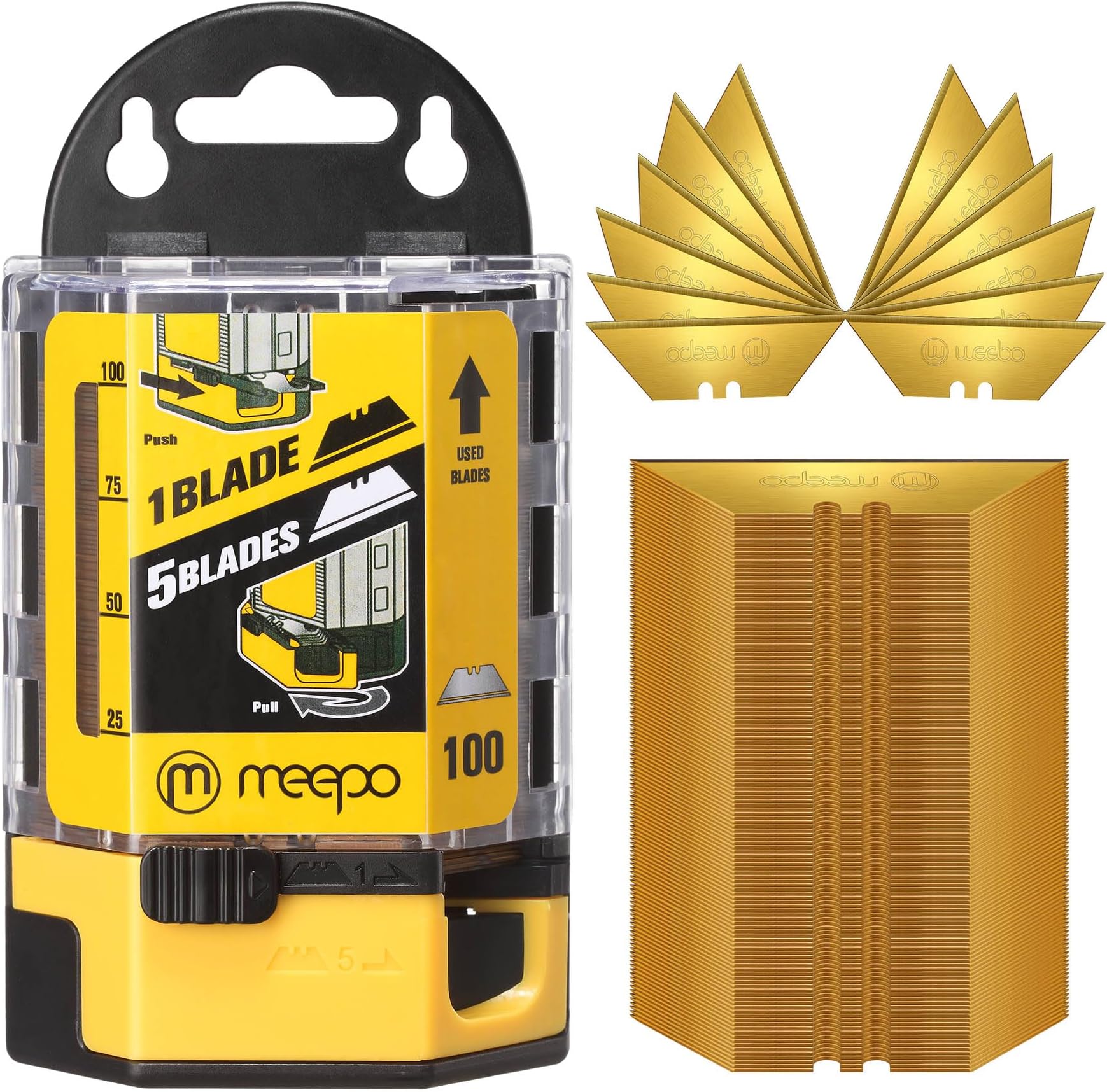 Amazon.com: Lenox Gold Titanium Coated Utility Knife Blades - 10 Pack ...