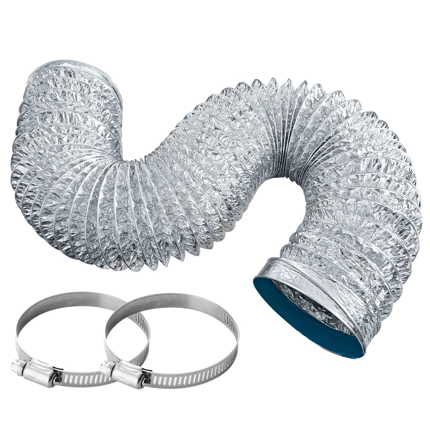 Amazon.com: Short 4 Inch 3 Feet Flexible Dryer Vent Hose for Tight ...