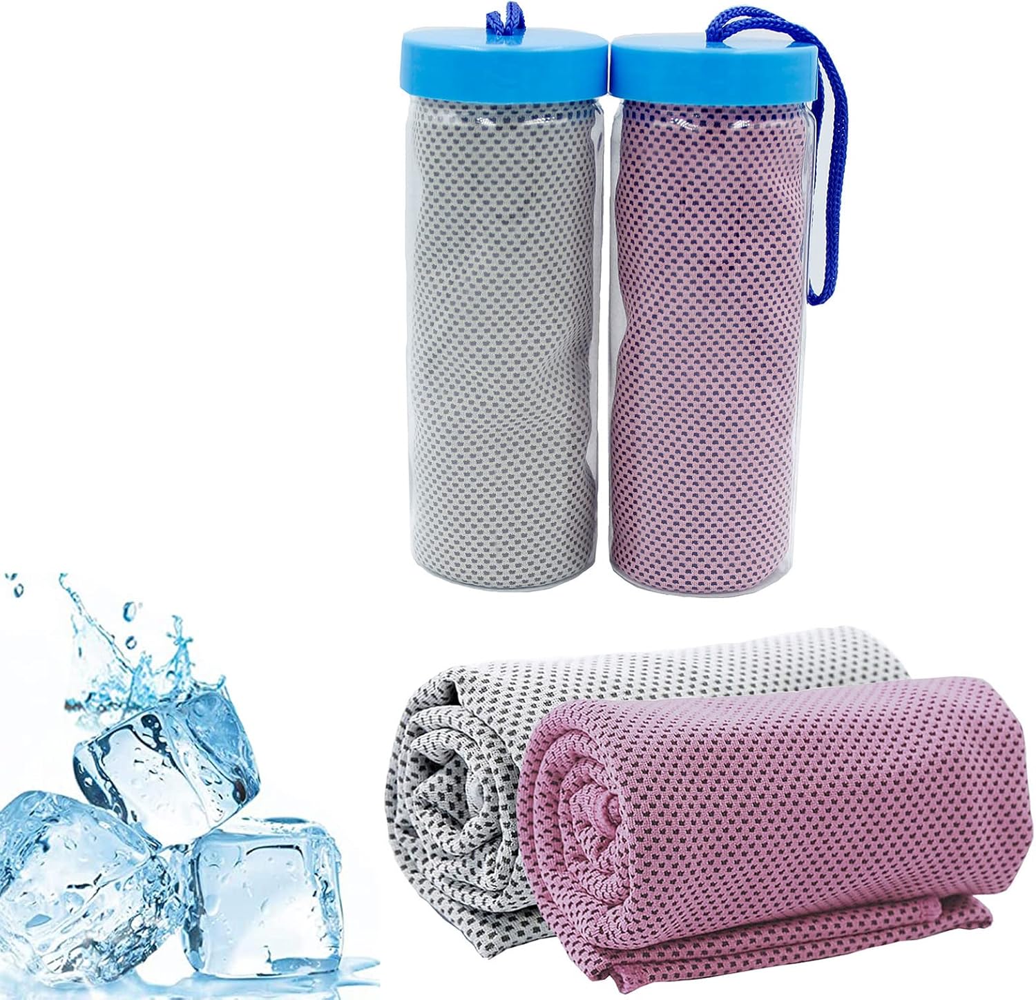 Amazon.com: JCZANXI Cooling Towel(36"x 12"), 2 Packs Ice Towels for ...