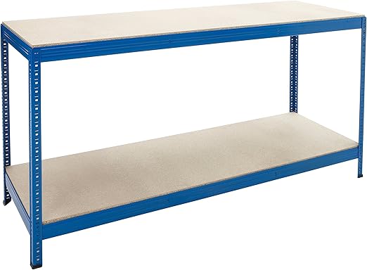 BiGDUG Industrial Heavy Duty Workbench - 180w x 90h x 60d cm - 300kg ...