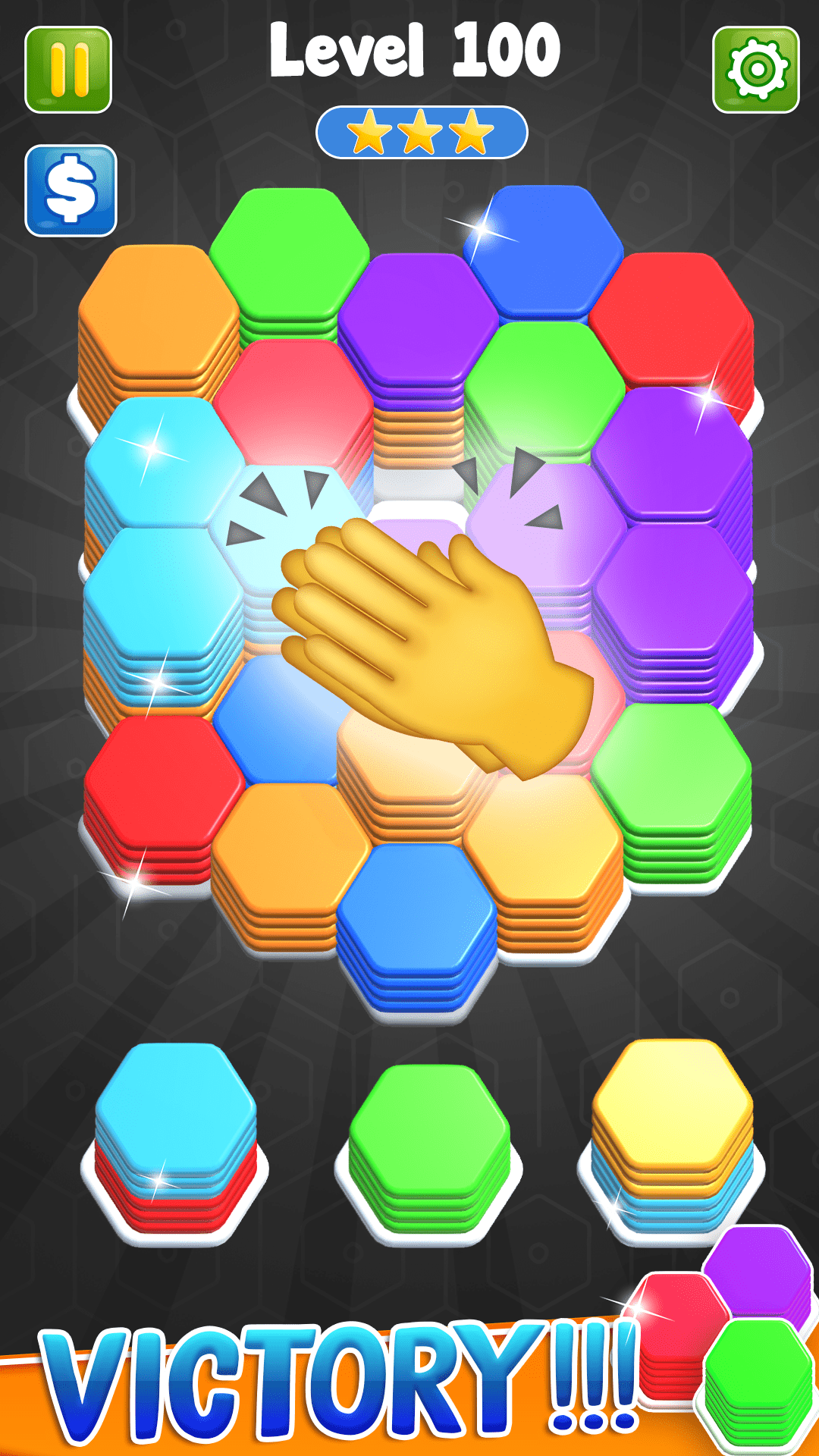 Hexagon Puzzle Sorting Games New Hexa Color Stack With Hexagon Sort Hexa Sort Master 3d Hexa