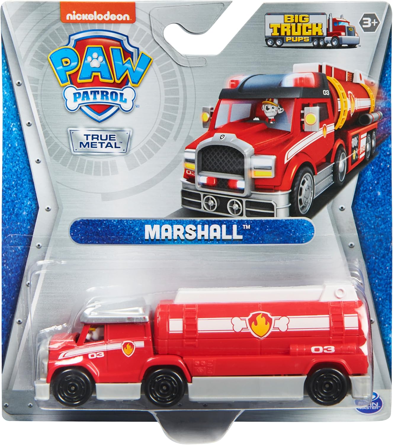 Paw Patrol: Vehículos True Metal Big Rigs - Marshall : Amazon.com.mx ...