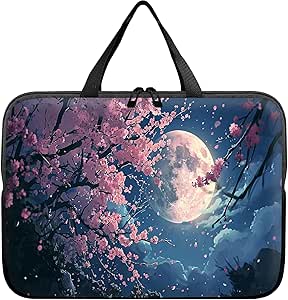 Amazon.com: Universal Laptop Sleeve Tablet Case 12 inch, Beautiful Moon ...