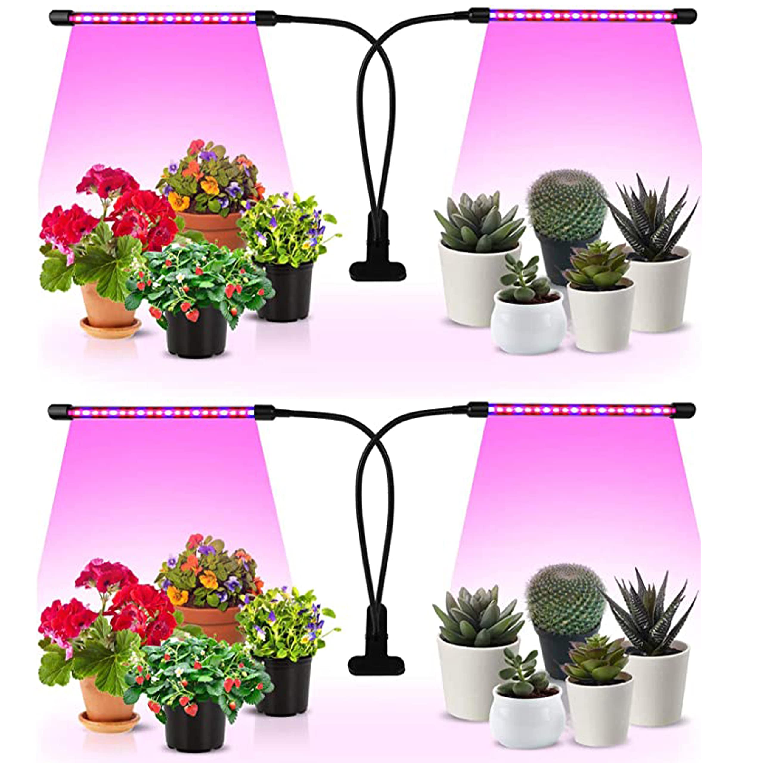 Amazon.com : iPower LED Grow Light with Adjustable Gooseneck, Auto ON ...