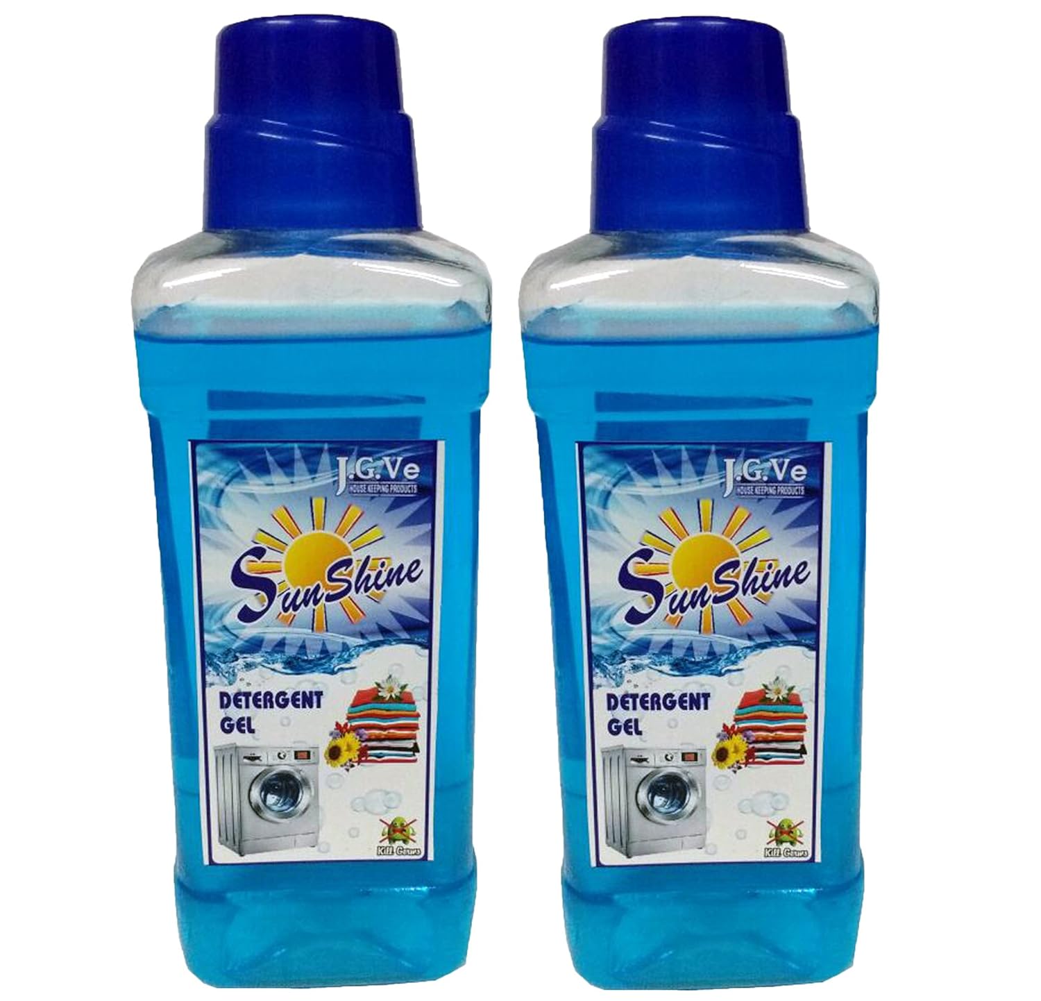 Sunshine Detergent Gel 500ml,Blue,Pack of 2 : Amazon.in: Health ...