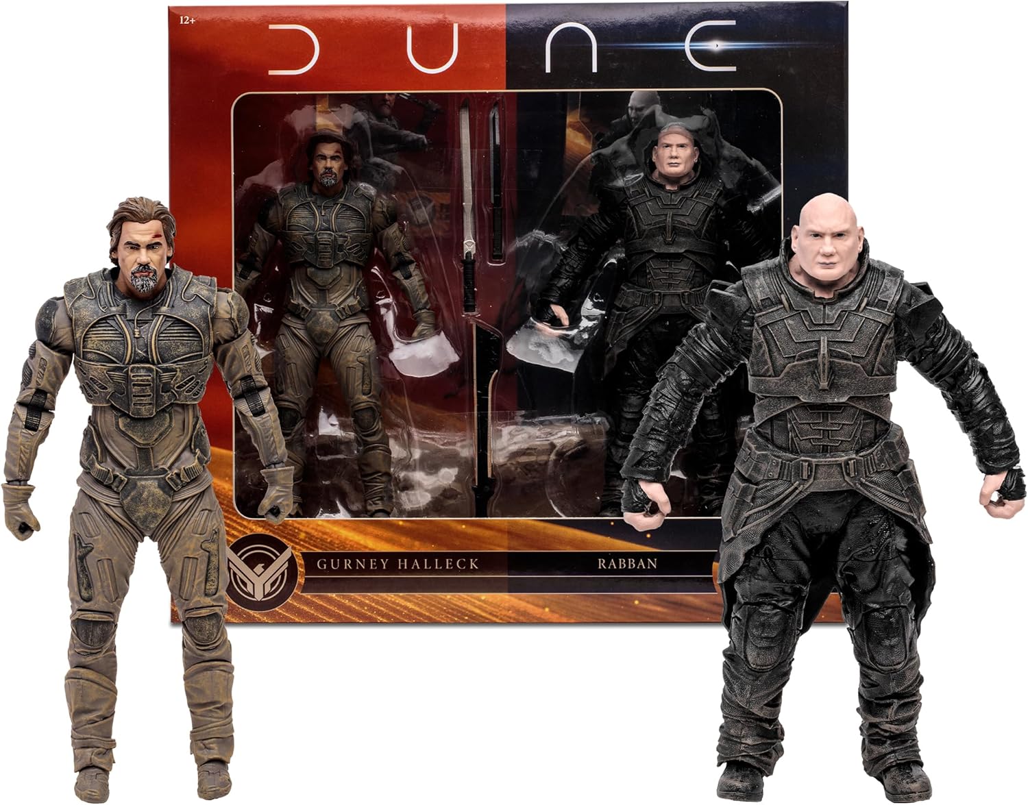 Amazon.com: McFarlane Toys - Dune: Part Two Gurney Halleck & Rabban 2pk ...