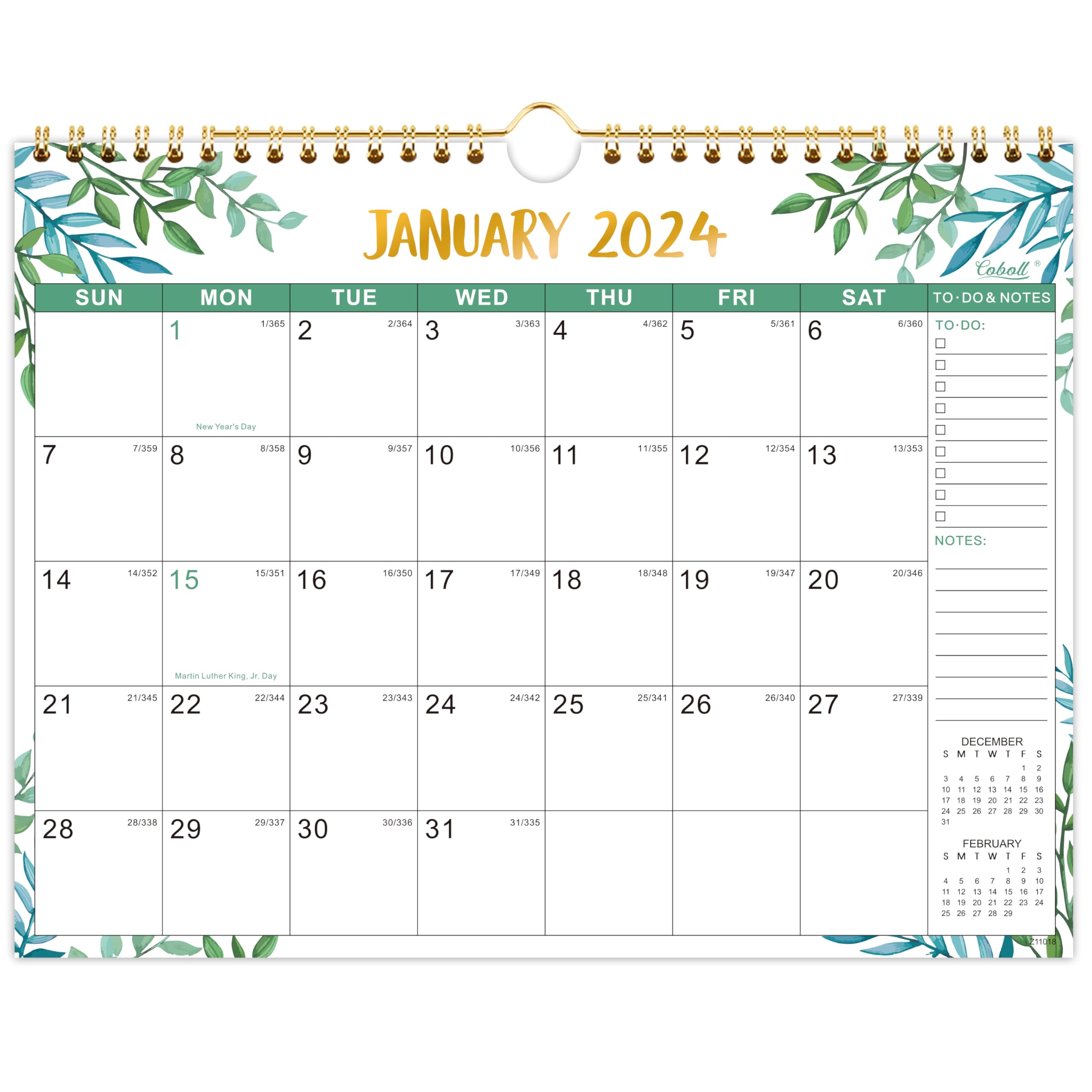 Snapklik.com : Calendar 2024 - Wall Calendar 2024 Includes January 2024 ...