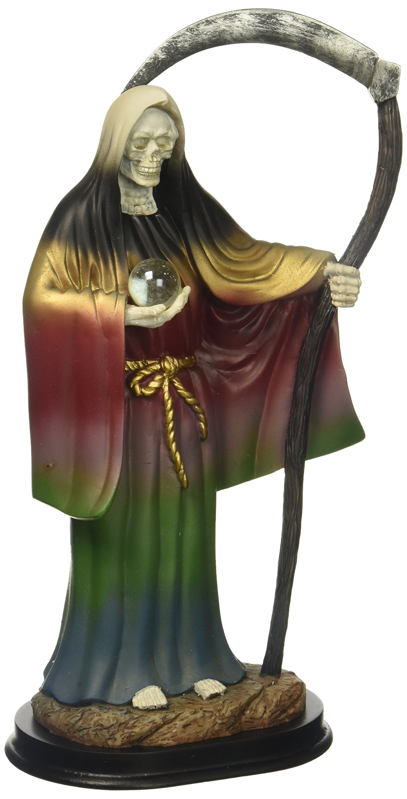 Snapklik.com : 12 Inch Rainbow Santa Muerte Saint Death Grim Reaper ...