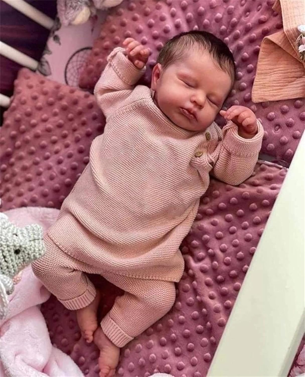 Amazon.com: Anano Muñeca Reborn de silicona completa de 20 pulgadas, muñecas realistas de bebé ...