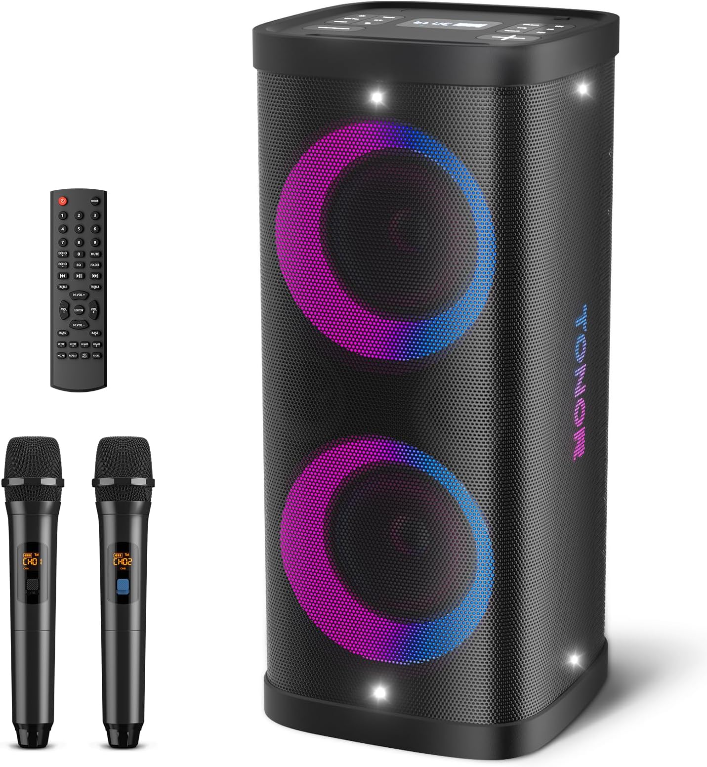 Amazon.com: Singing Machine SDL9040 Fiesta Voice Bluetooth Karaoke ...