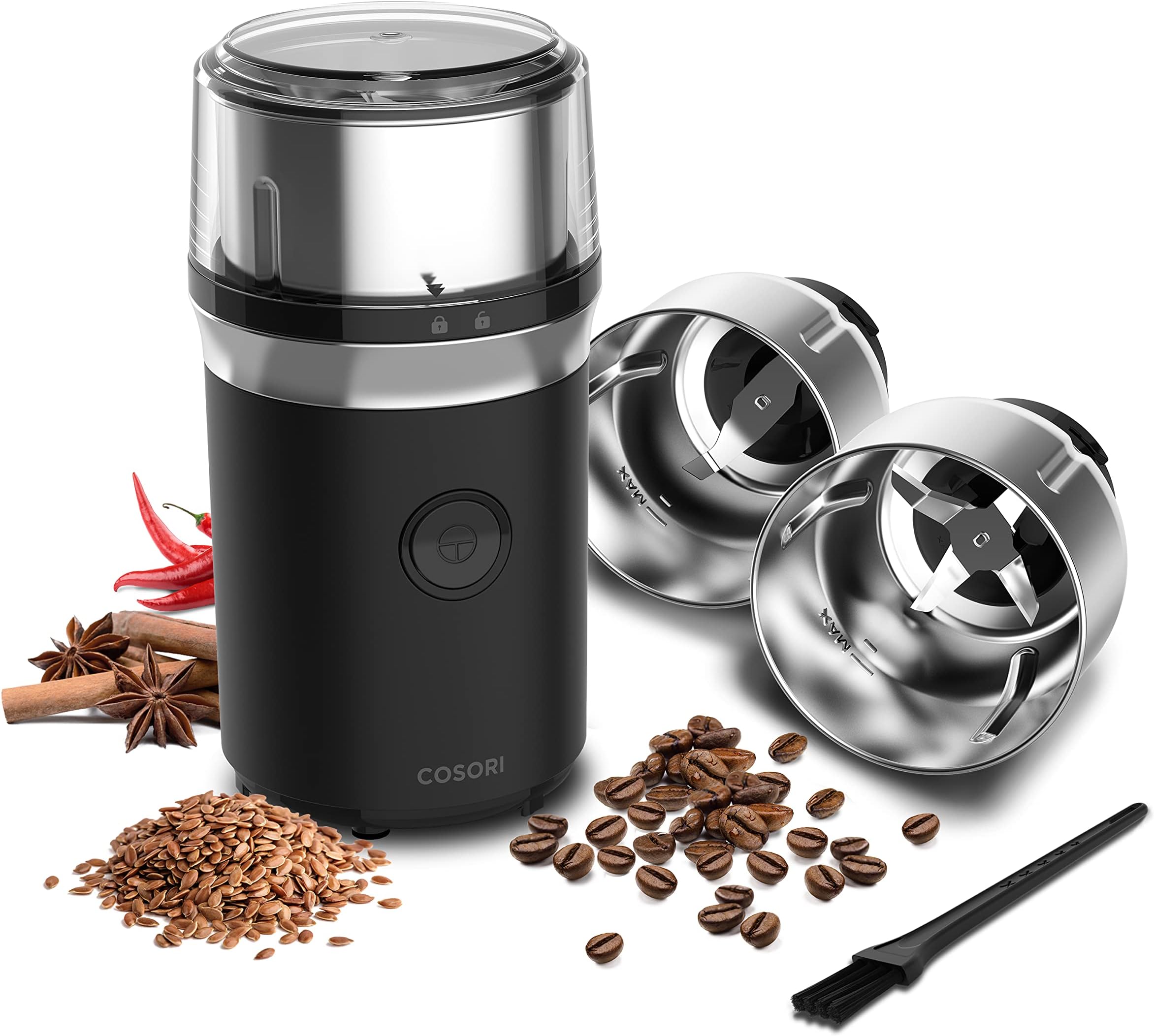 Amazon.com: KitchenAid Blade Coffee and Spice Grinder Combo Pack - Onyx ...
