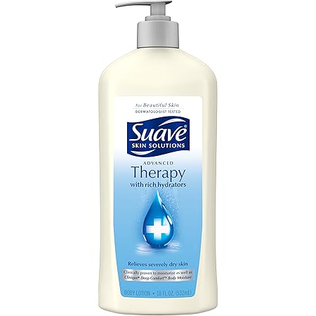 Amazon.com : Suave Skin Solutions Body Lotion, Advanced Therapy, 18 Fl ...