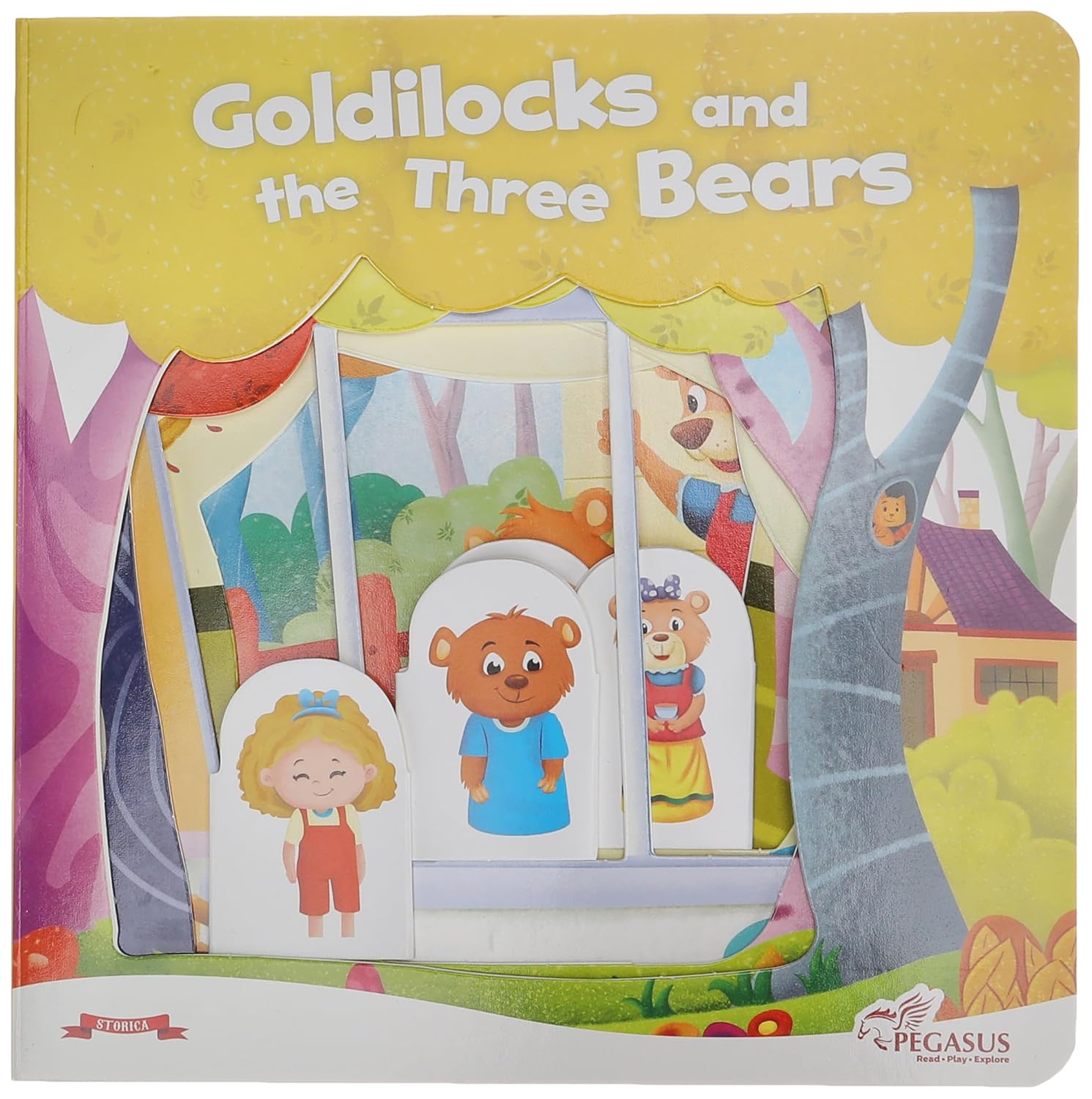 Goldilocks and the Three Bears Finger Puppet Book for Kids ...
