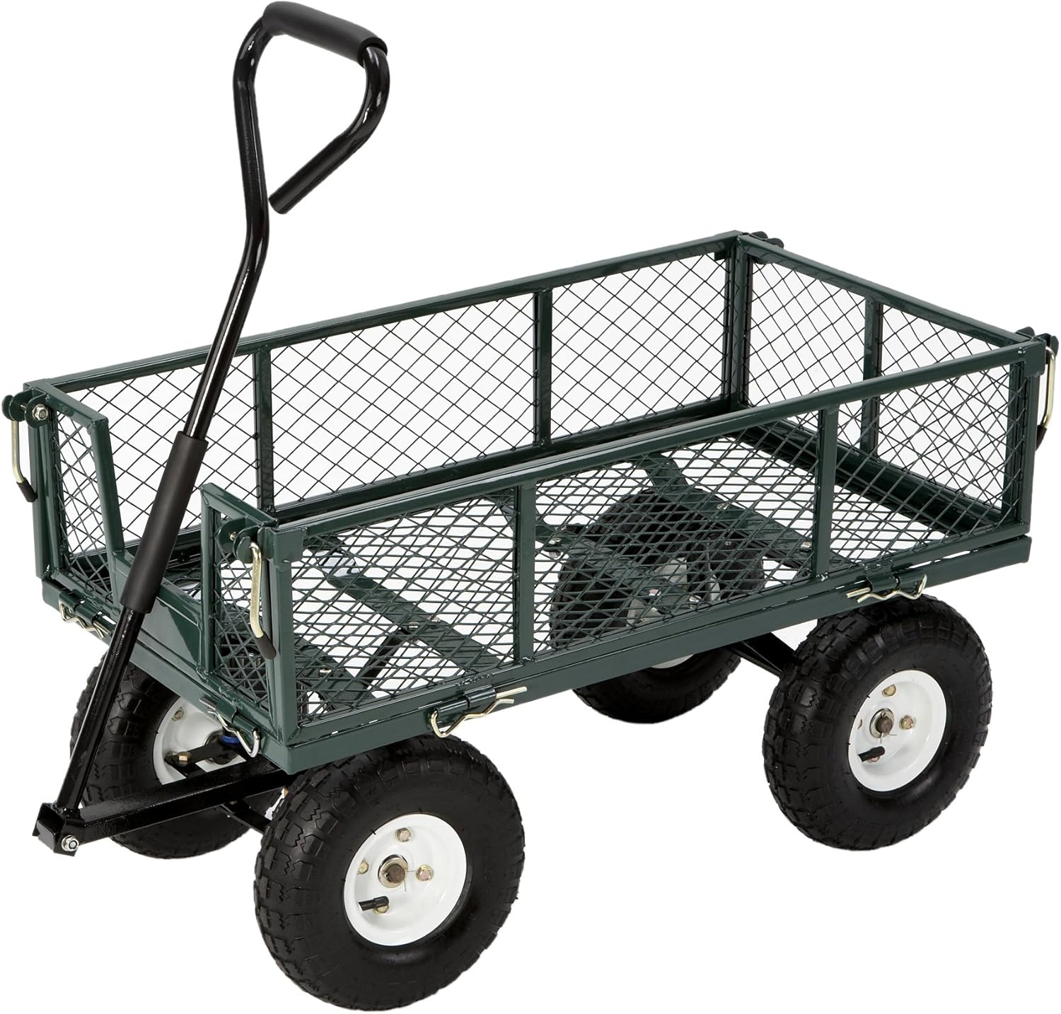 Amazon.com : Farm & Ranch FR110-2 Steel Utility Garden Cart with ...