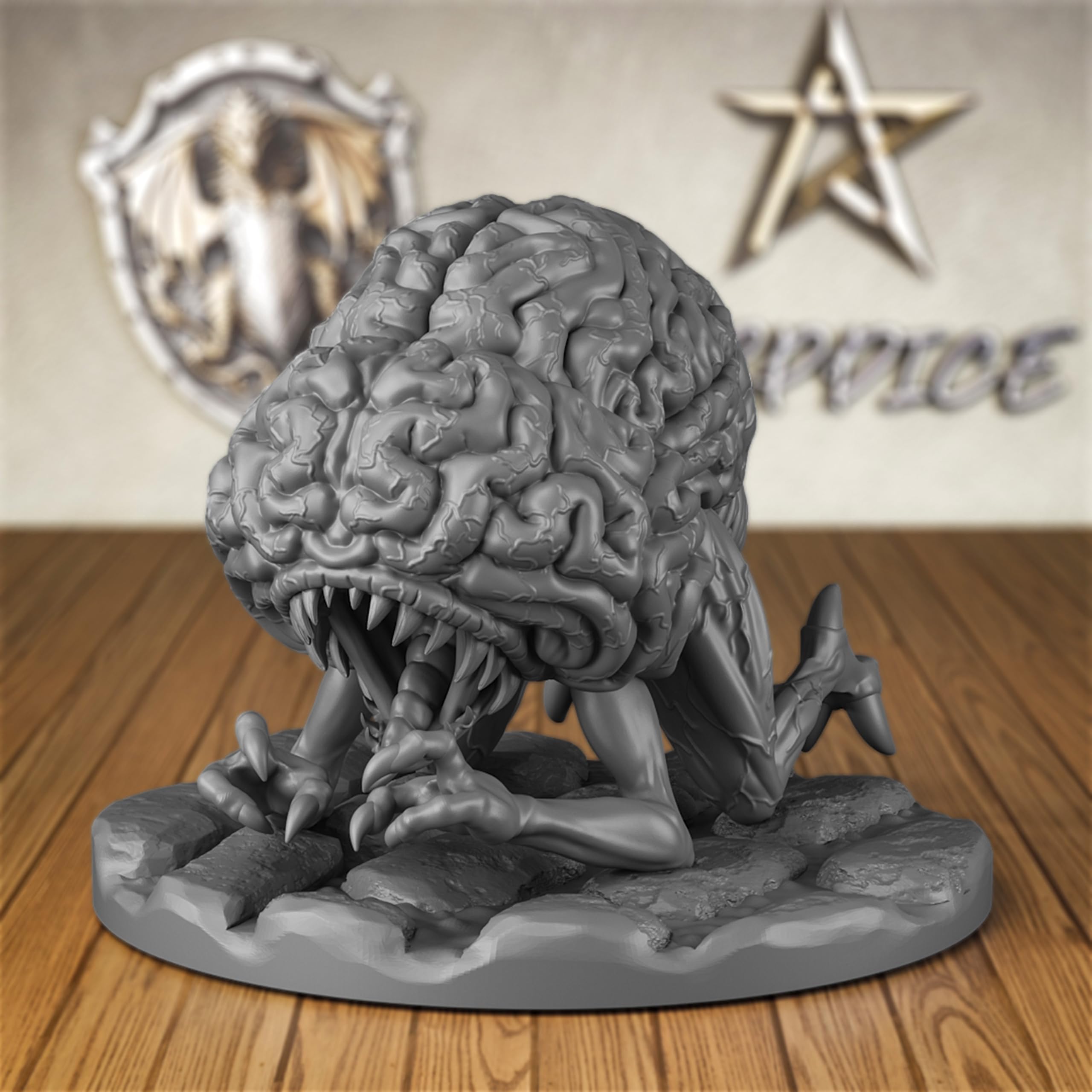Amazon.com: AUSPDICE Wisdom Devourer DND Miniatures, Storm Front - 3D ...