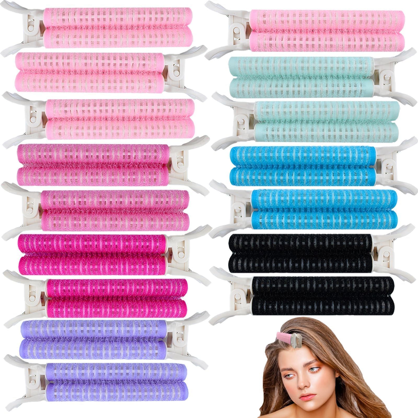 Amazon.com : SHEHARUHI 16 PCS Volume Hair Clips for Women, Root Clips ...