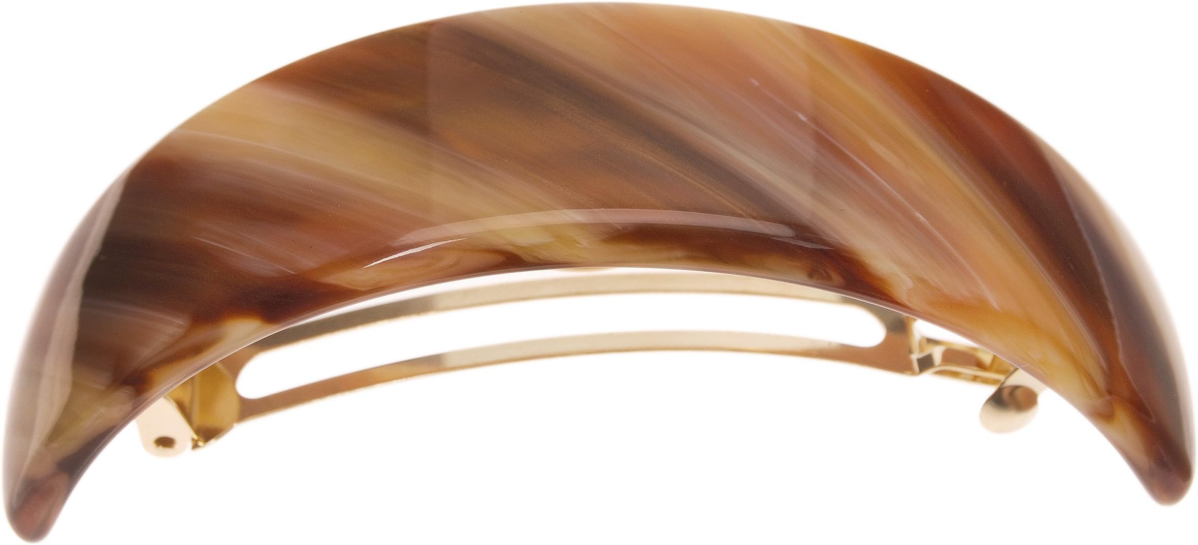 Amazon.com : France Luxe Classic Rectangle Hair Barrette, Africa ...